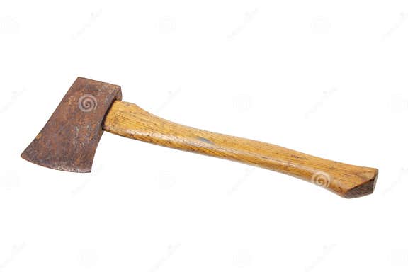 Rusty Axe stock photo. Image of cutout, shot, weathered - 25807374