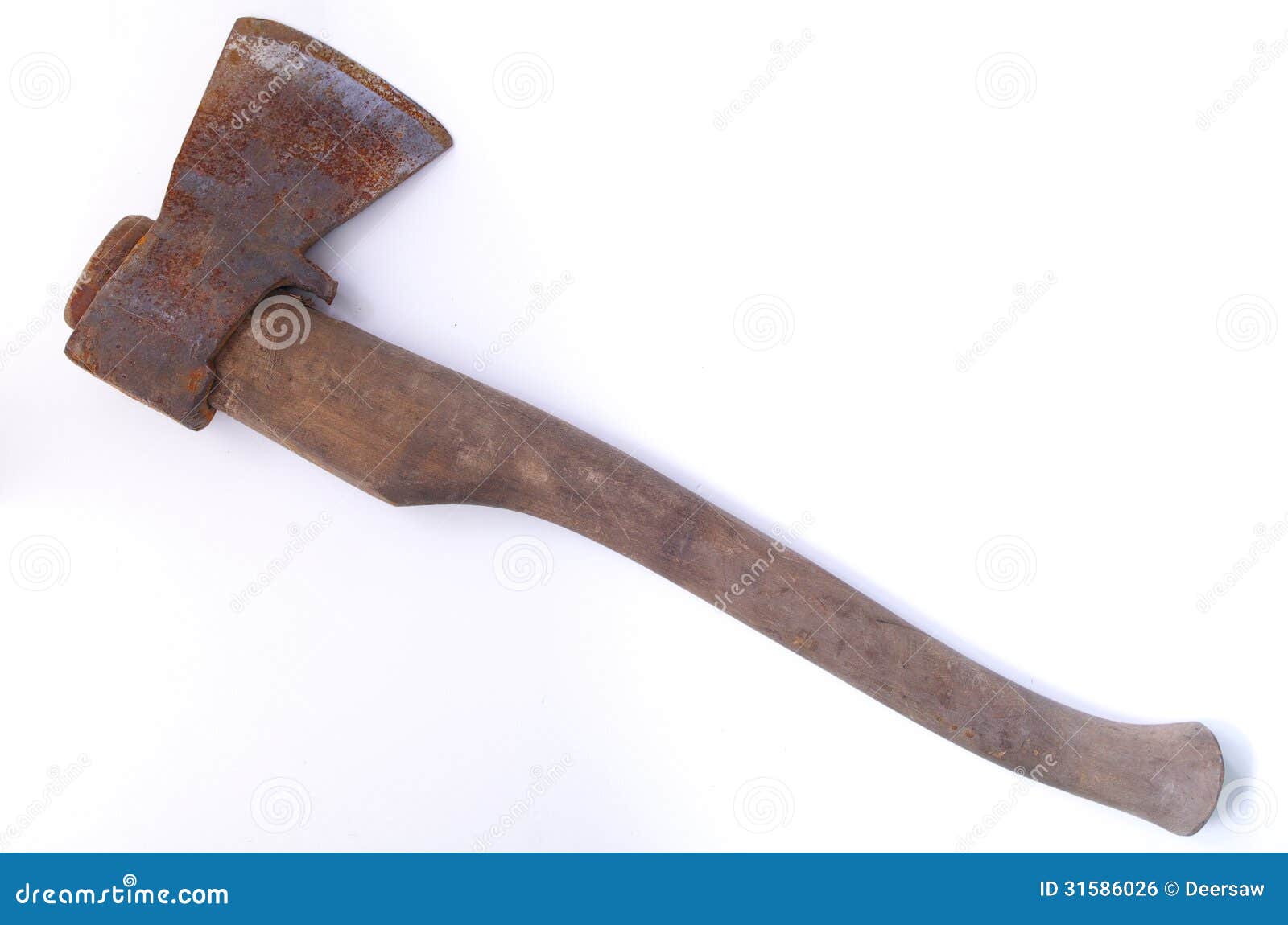 Rusty Axe foto de archivo. Imagen de madera, fondo, hierro - 31586026