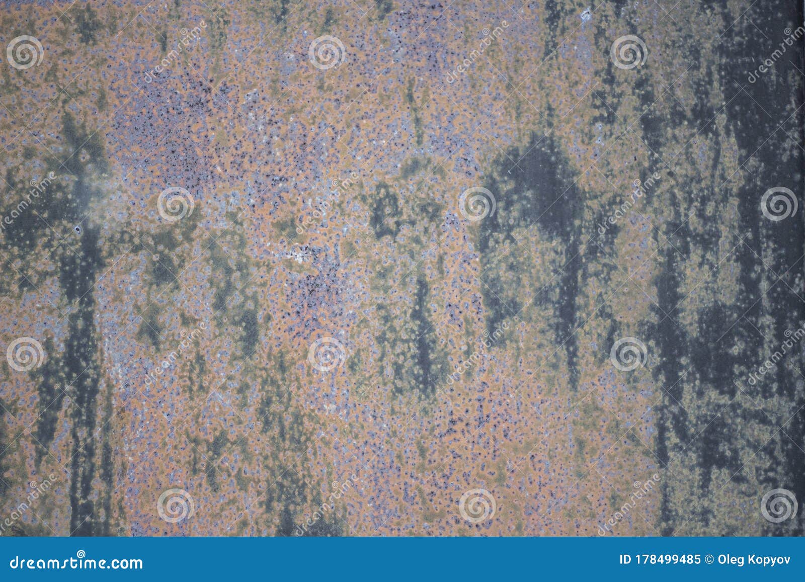 Rusty Poorly Painted Surface. Stock Image - Image of paint, steel ...