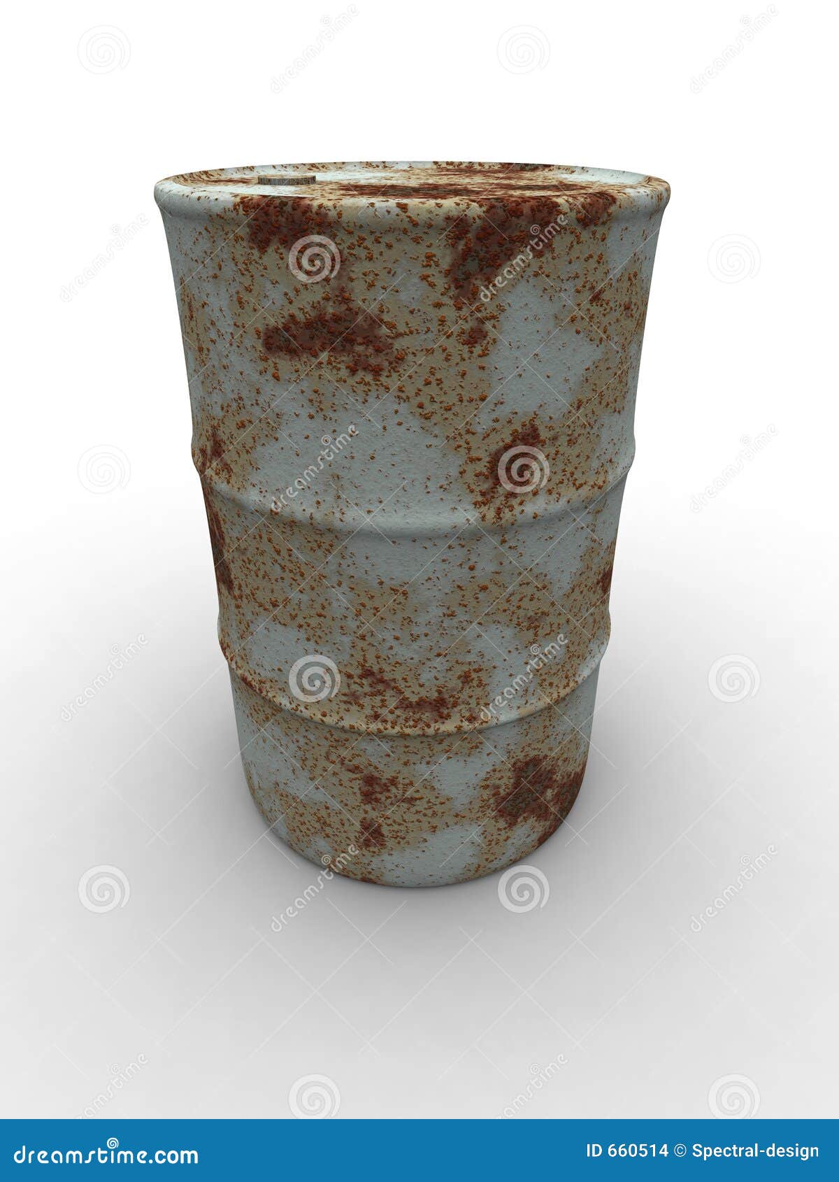 Rusty Barrel 1 stock illustration. Illustration of industry - 660514