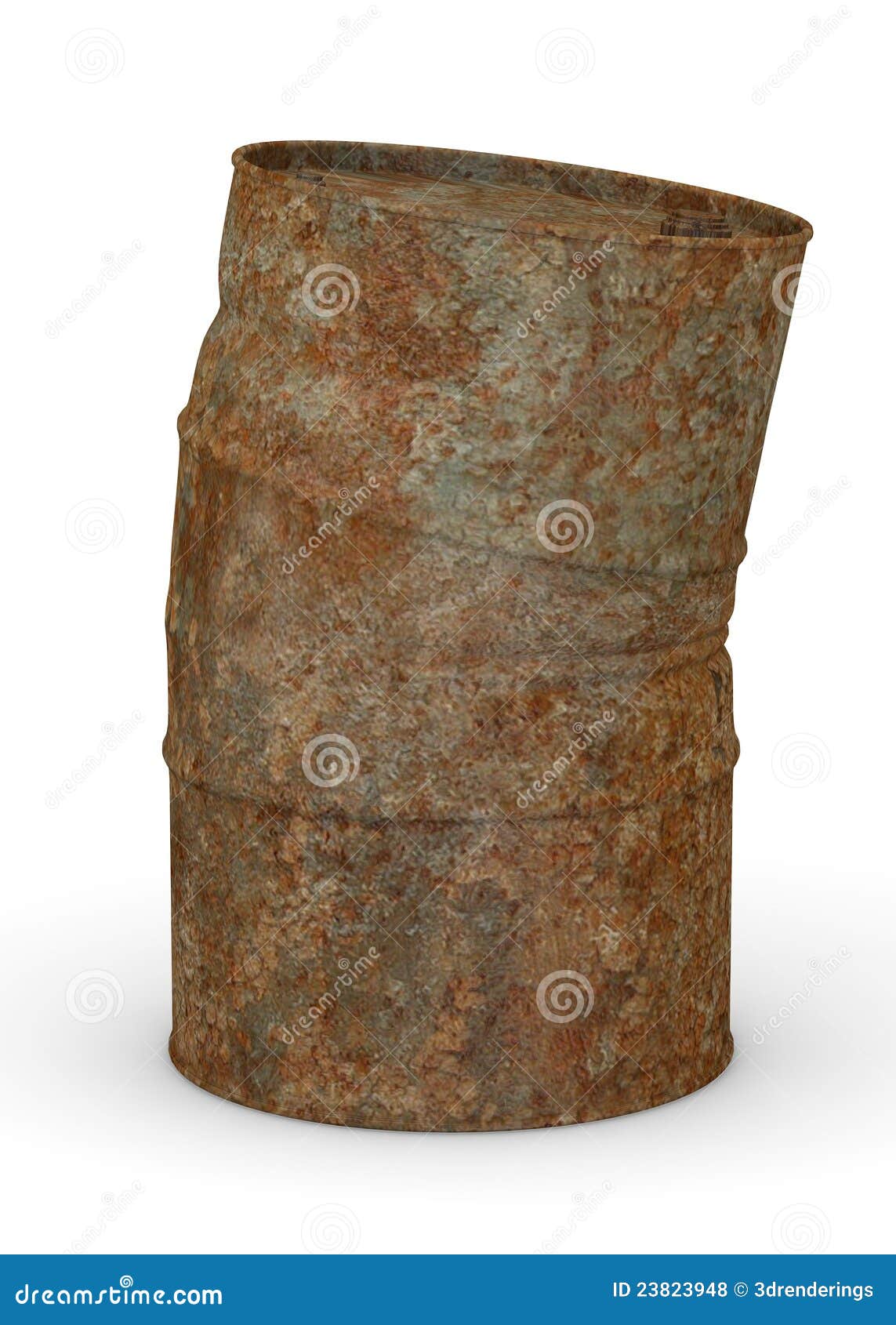 Rusty barrel stock illustration. Illustration of canister - 23823948