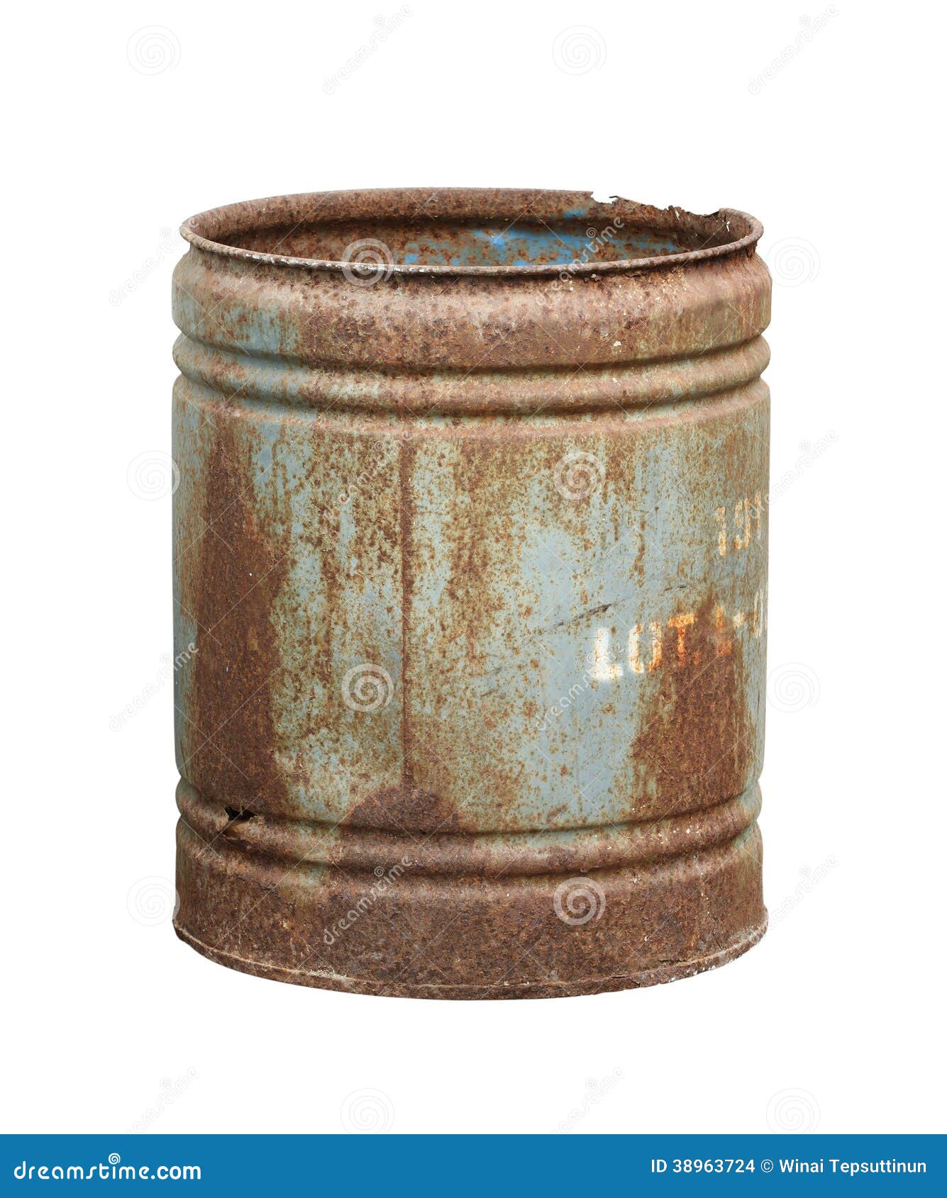 Rusty Lid From A Barrel On The Grass Royalty-Free Stock Image ...