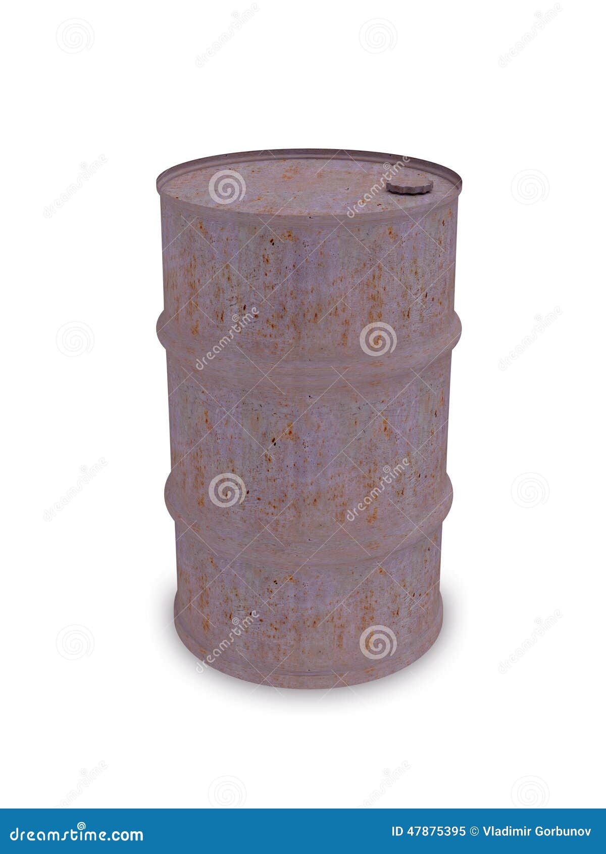 Rusty Oil Barrel With Recycle Symbol, A Visual Representation Of ...