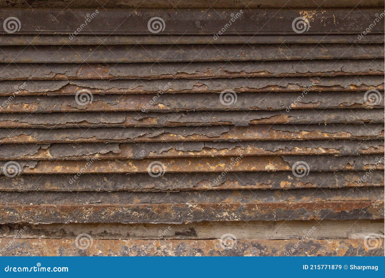 Rusty Basement Window Grill With Crumbling Rusted Surface, Background ...