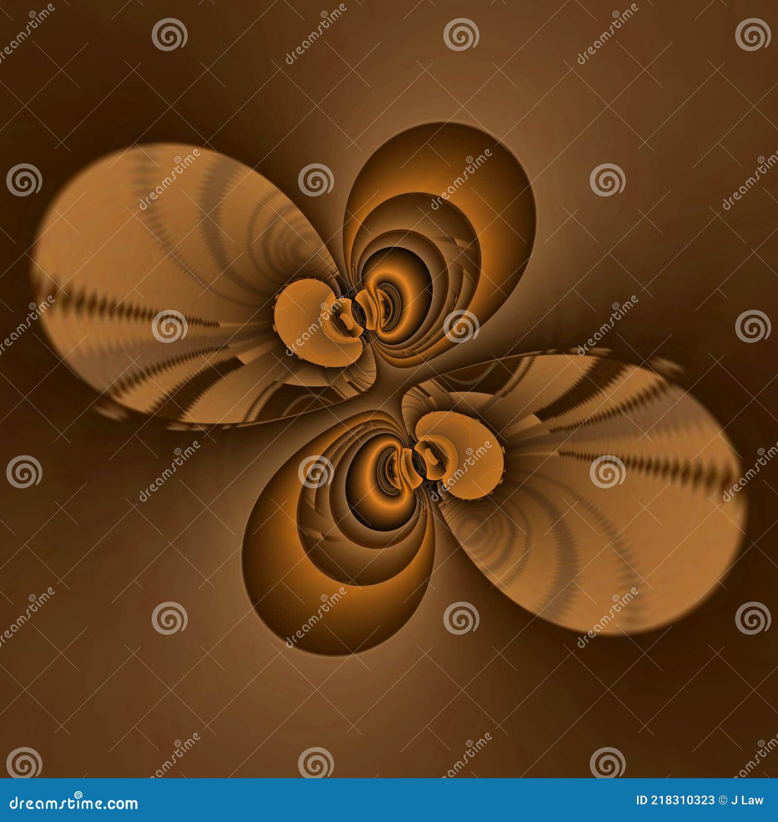 Symmetric Cyclone Style Design From Bright Multi-coloured Contours ...