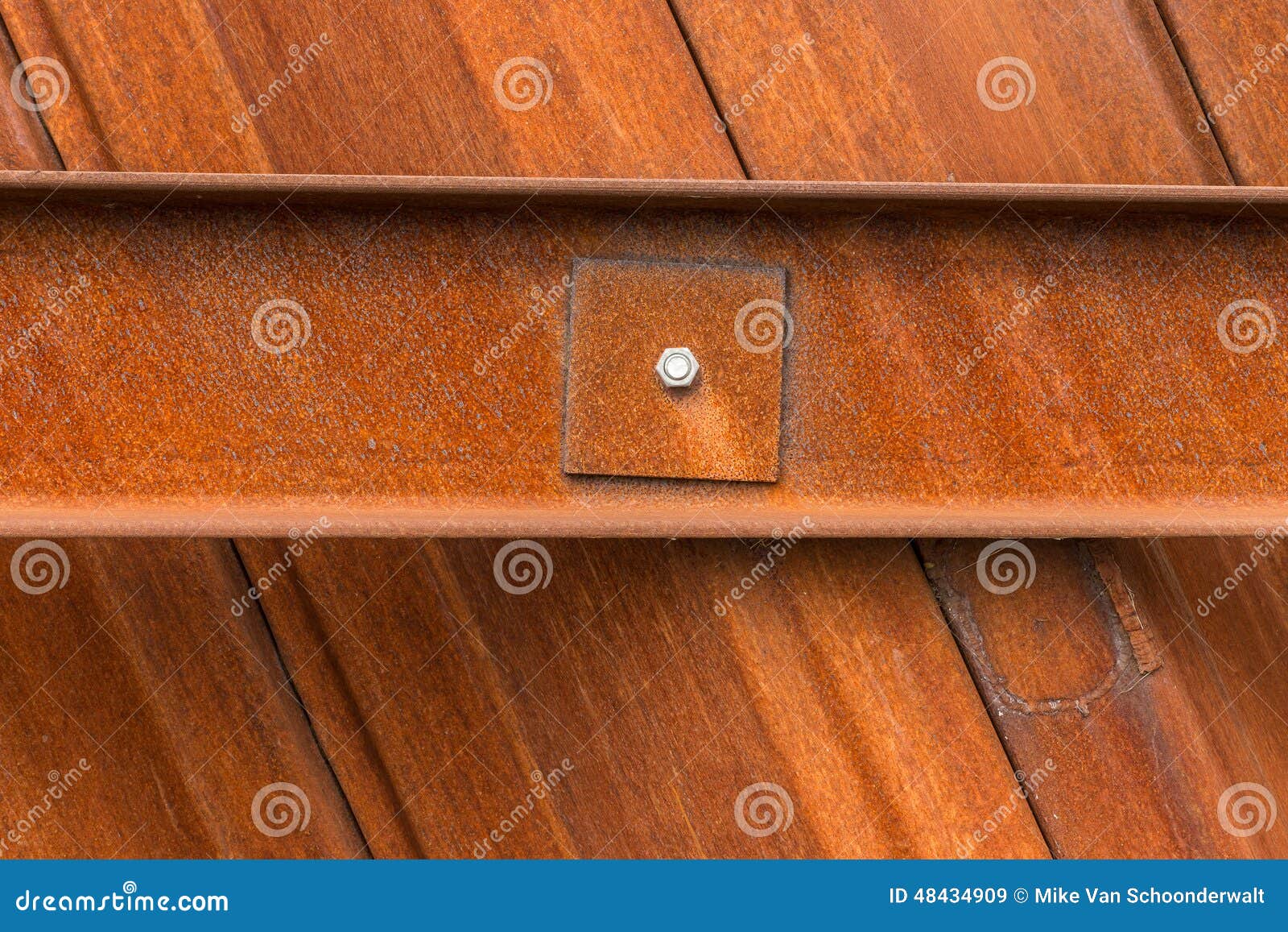Rusty beam stock image. Image of iron, grade, abstract - 48434909