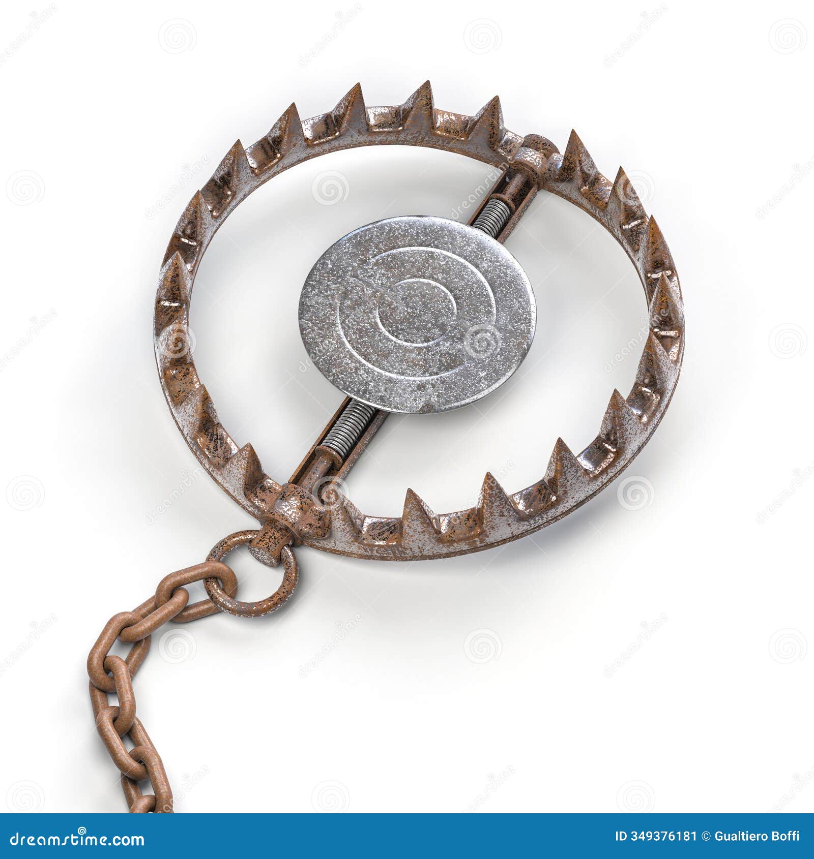 Rusty Trap Royalty-Free Stock Image | CartoonDealer.com #11656054