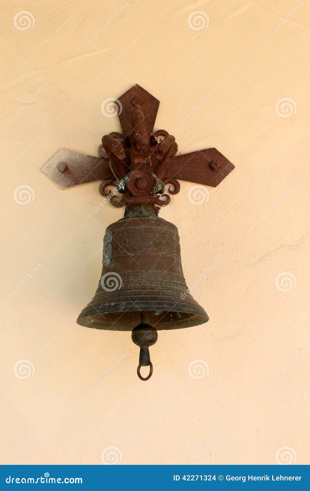 Rusty Bell stock photo. Image of steel, church, santa - 42271324