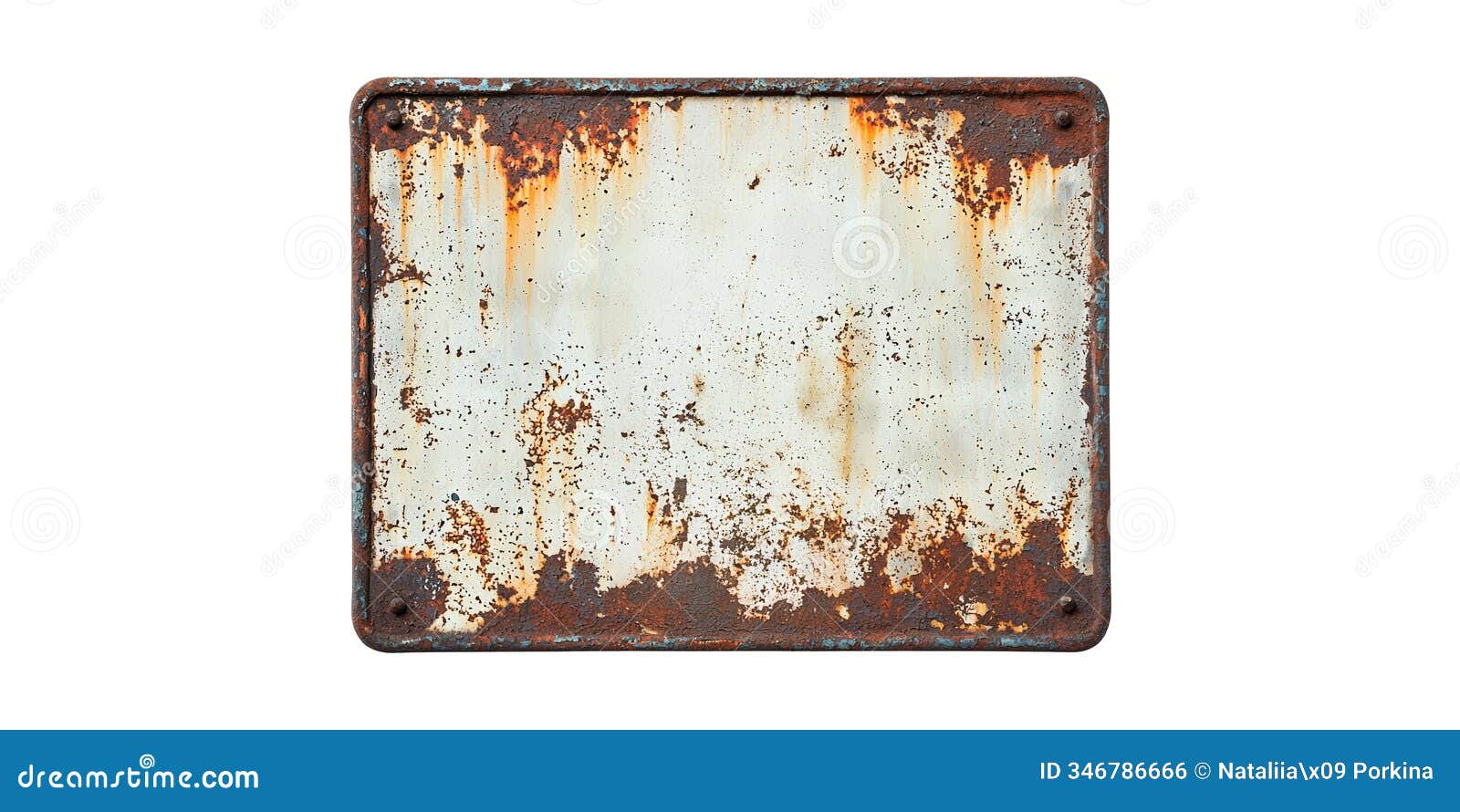 Rusty Sign With The Inscription: Caution, Radiation, Concrete Road ...