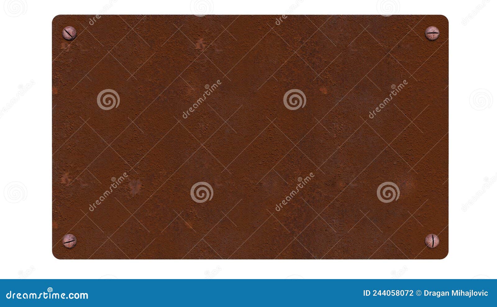 Rusty blank sign stock illustration. Illustration of oxidated - 244058072