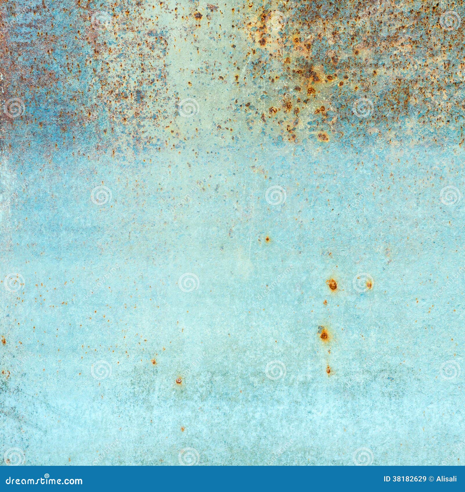 Rusty Blue Metal Background Stock Image - Image of industrial, aged ...
