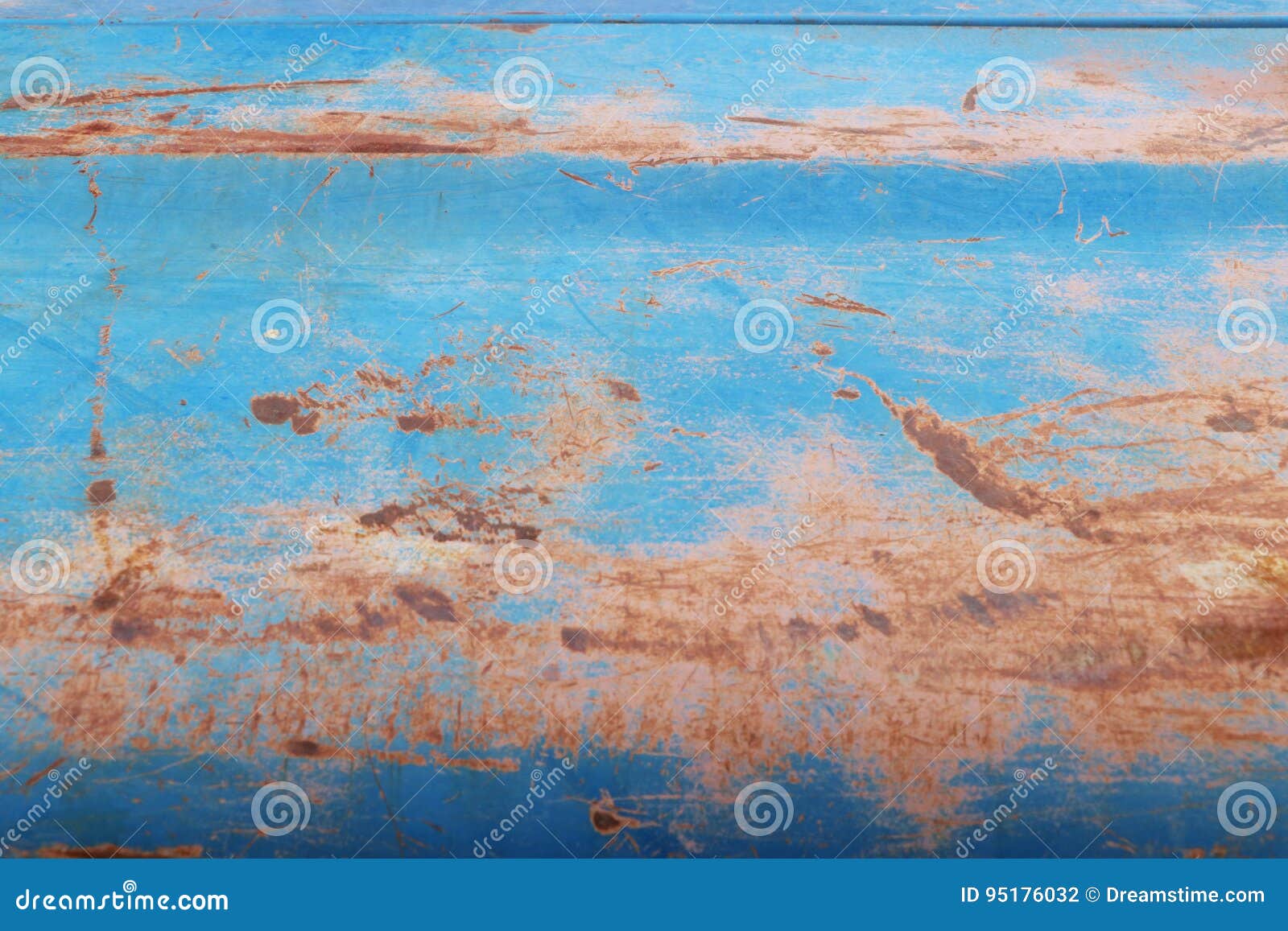 Rusty Blue stock photo. Image of antique, blue, paint - 95176032