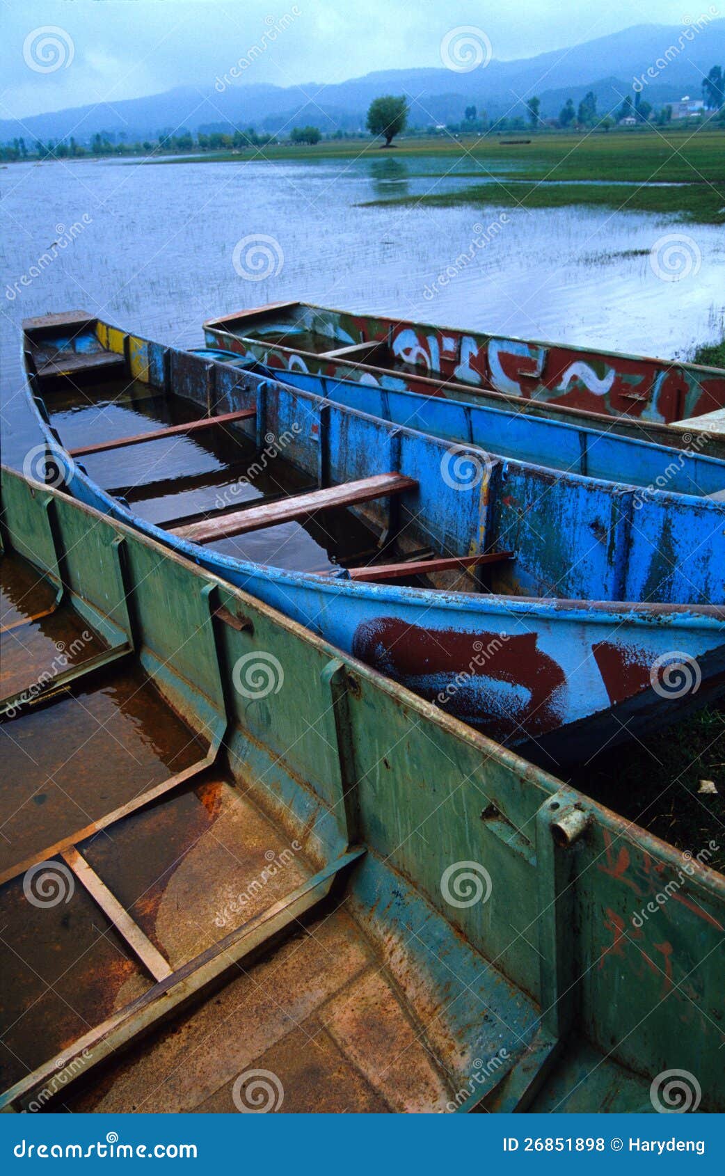 Rusty boats stock photo. Image of asia, wetland, boats - 26851898