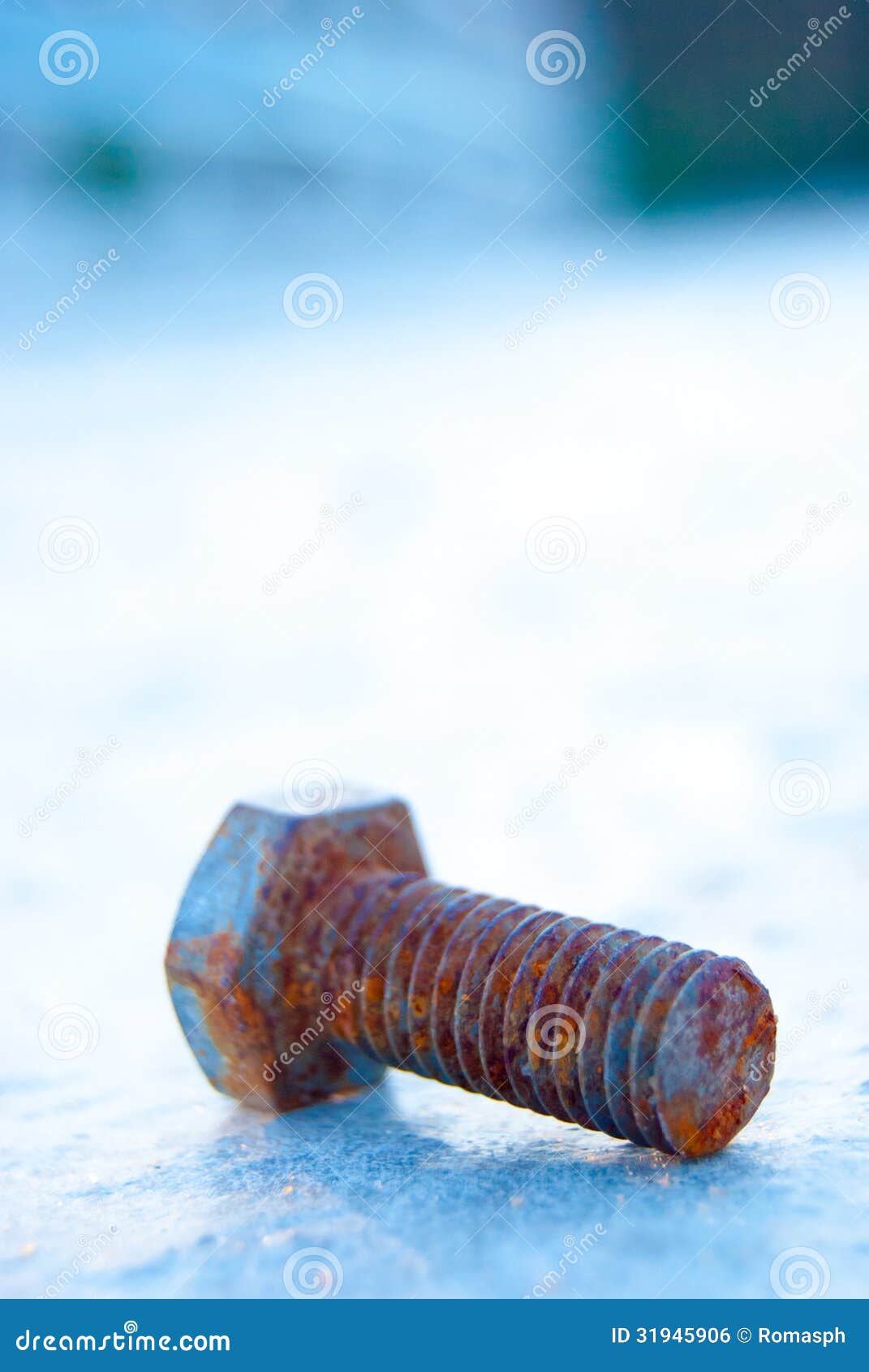 Rusty bolt stock photo. Image of accessory, copper, object - 31945906