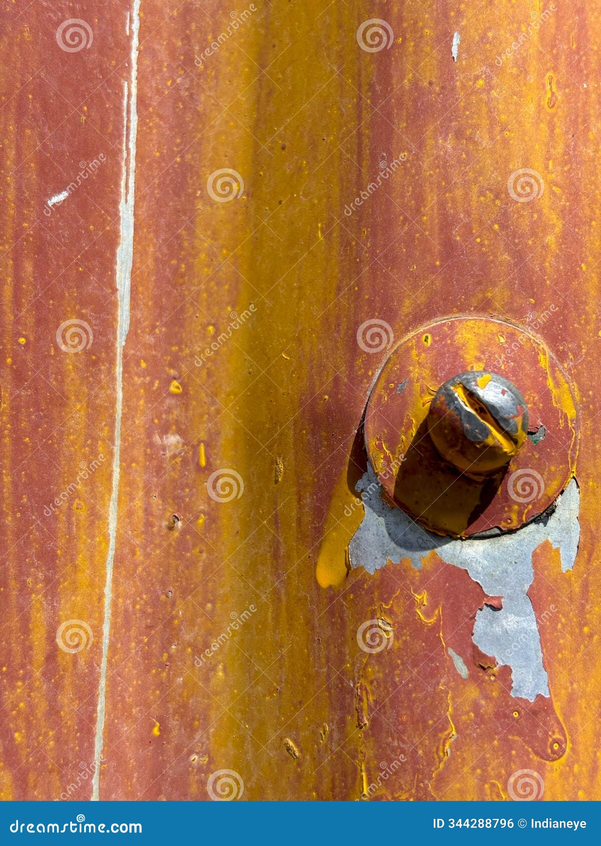 A Rusty Bolt is Sitting on a Rusty Surface Stock Photo - Image of ...