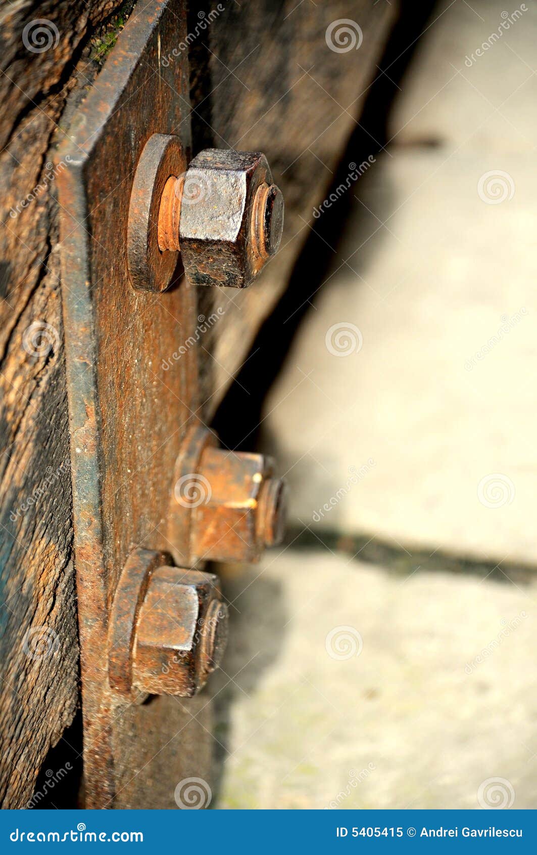 Rusty bolts stock image. Image of loose, metal, bolts - 5405415