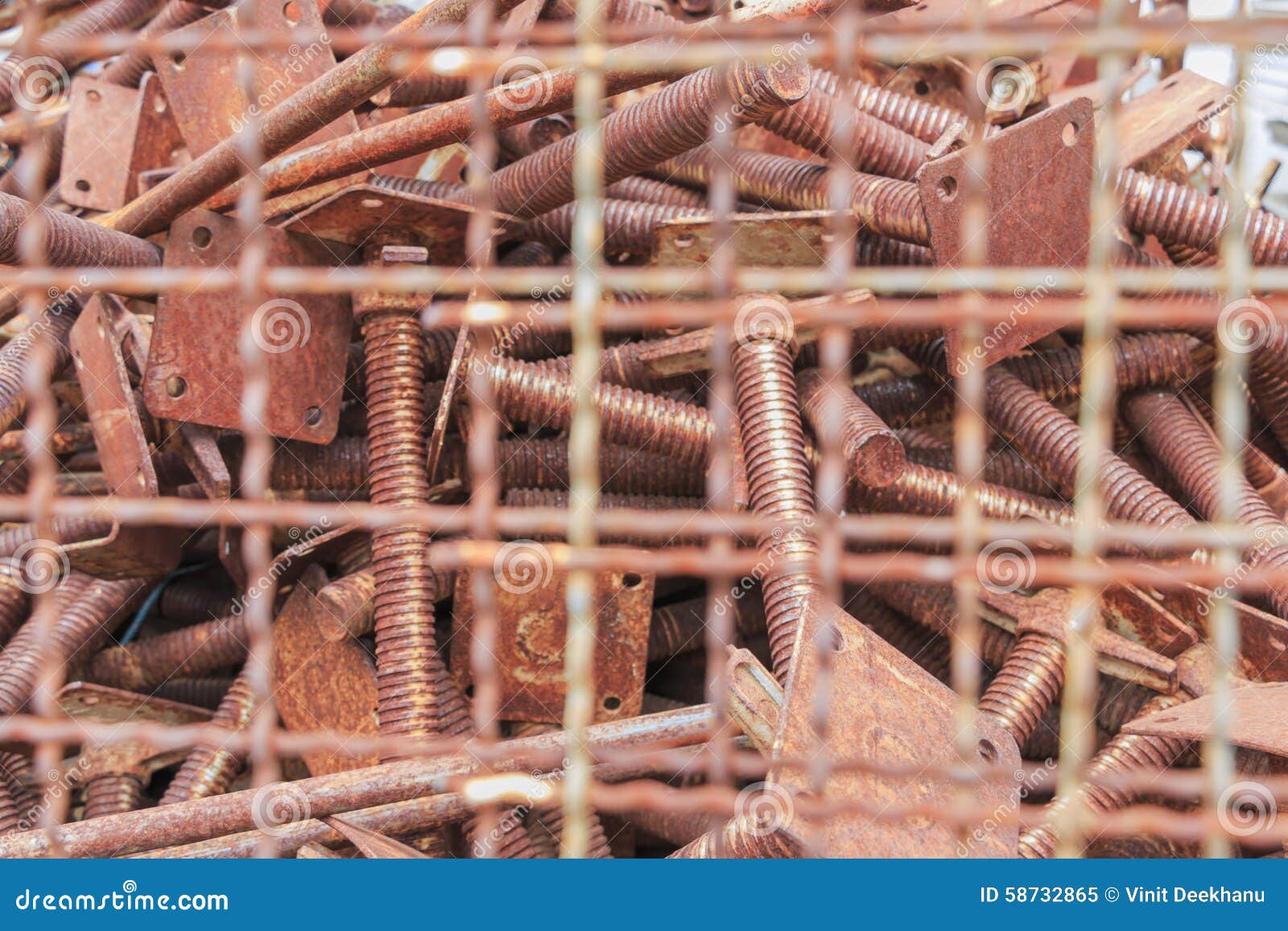 Rusty bolts stock image. Image of professional, dirty - 58732865