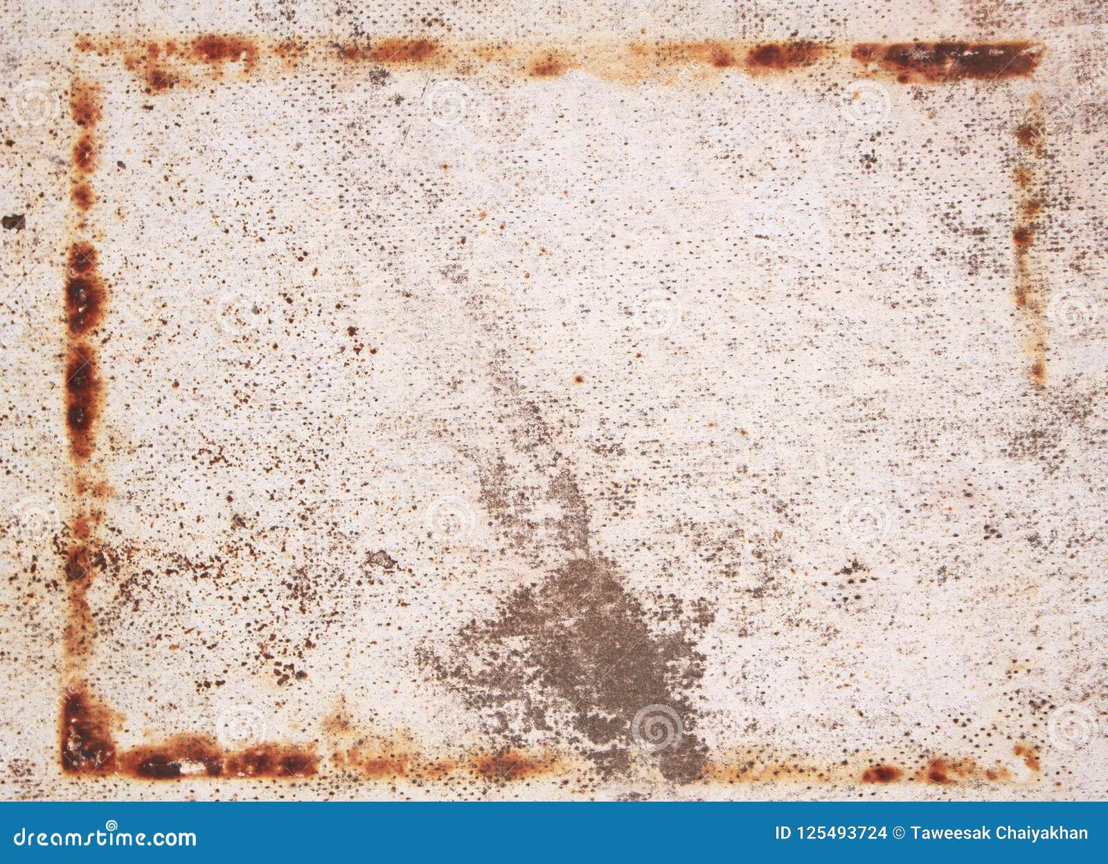 The Rusty Box on the Old Surface Stock Photo - Image of grain, aged ...