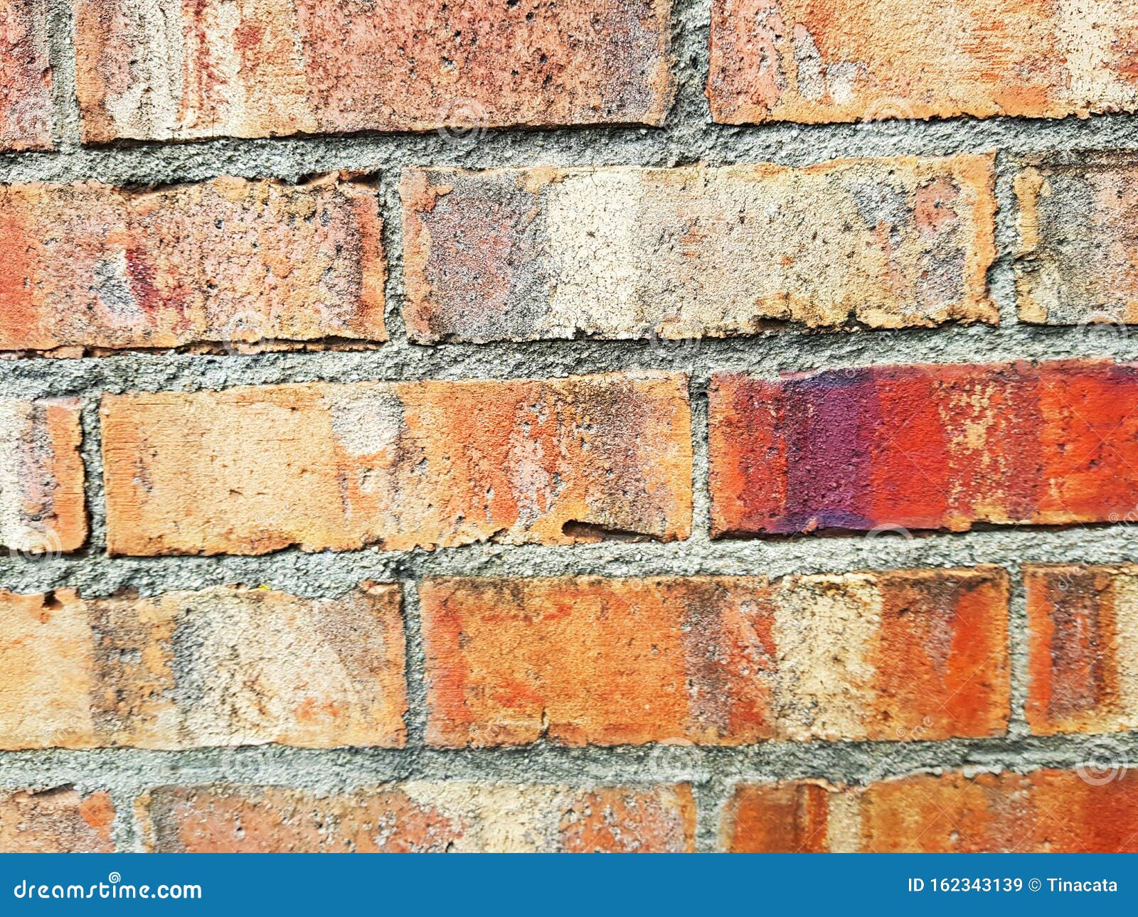 Rusty Brick Wall Background Stock Image - Image of cobblestone, roof ...