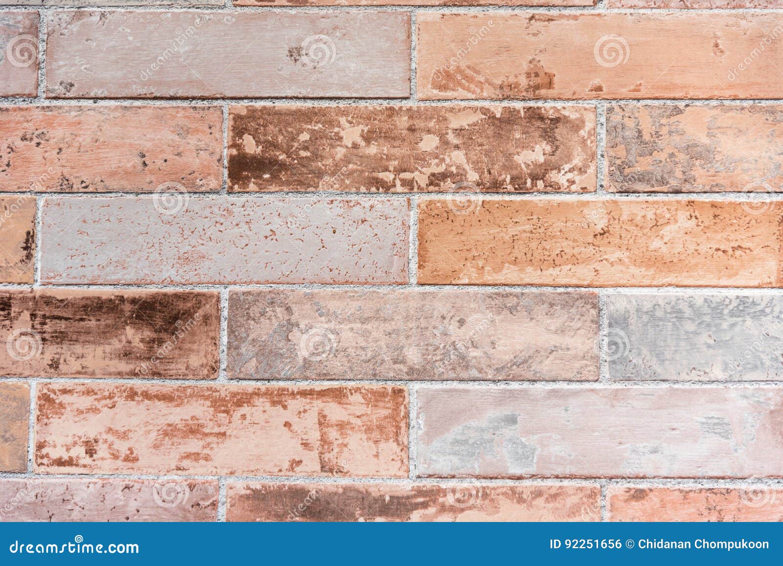 Rusty brick wall stock photo. Image of design, bricks - 92251656