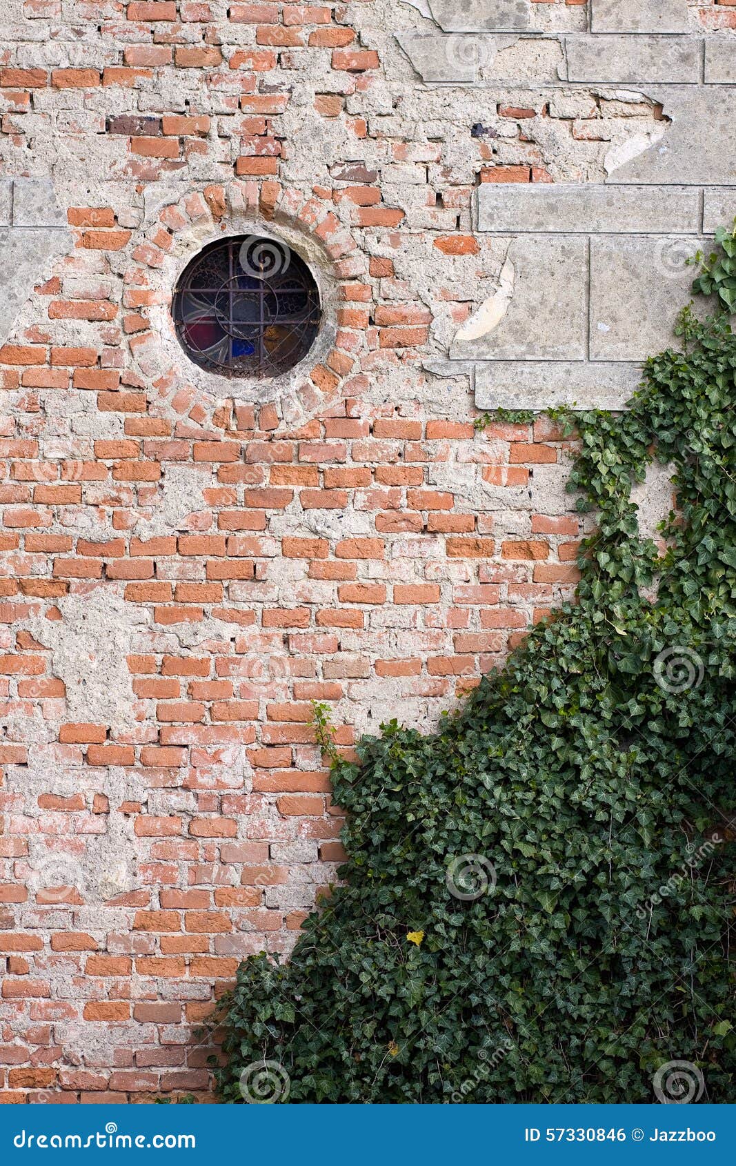 Rusty brick wall stock photo. Image of history, wall - 57330846