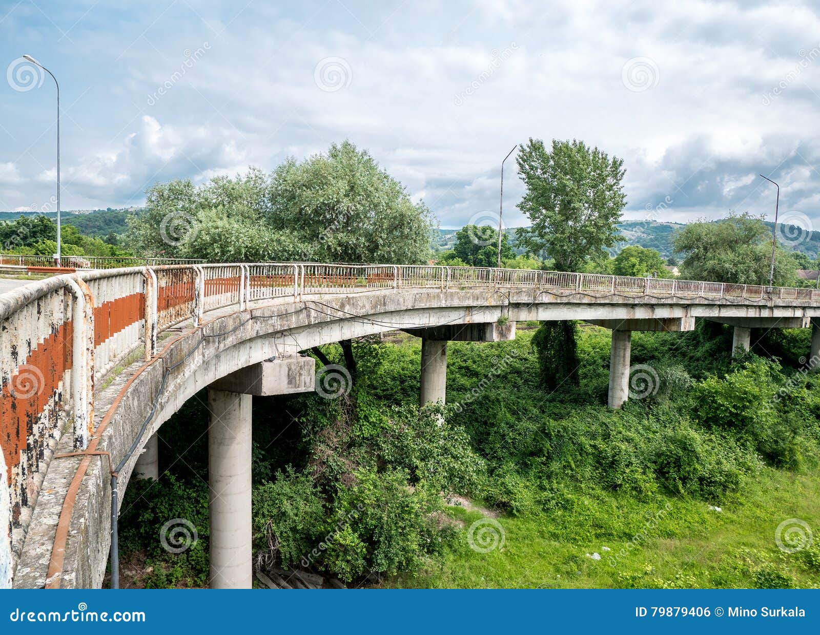 Rusty bridge stock photo. Image of destroyed, architecture - 79879406