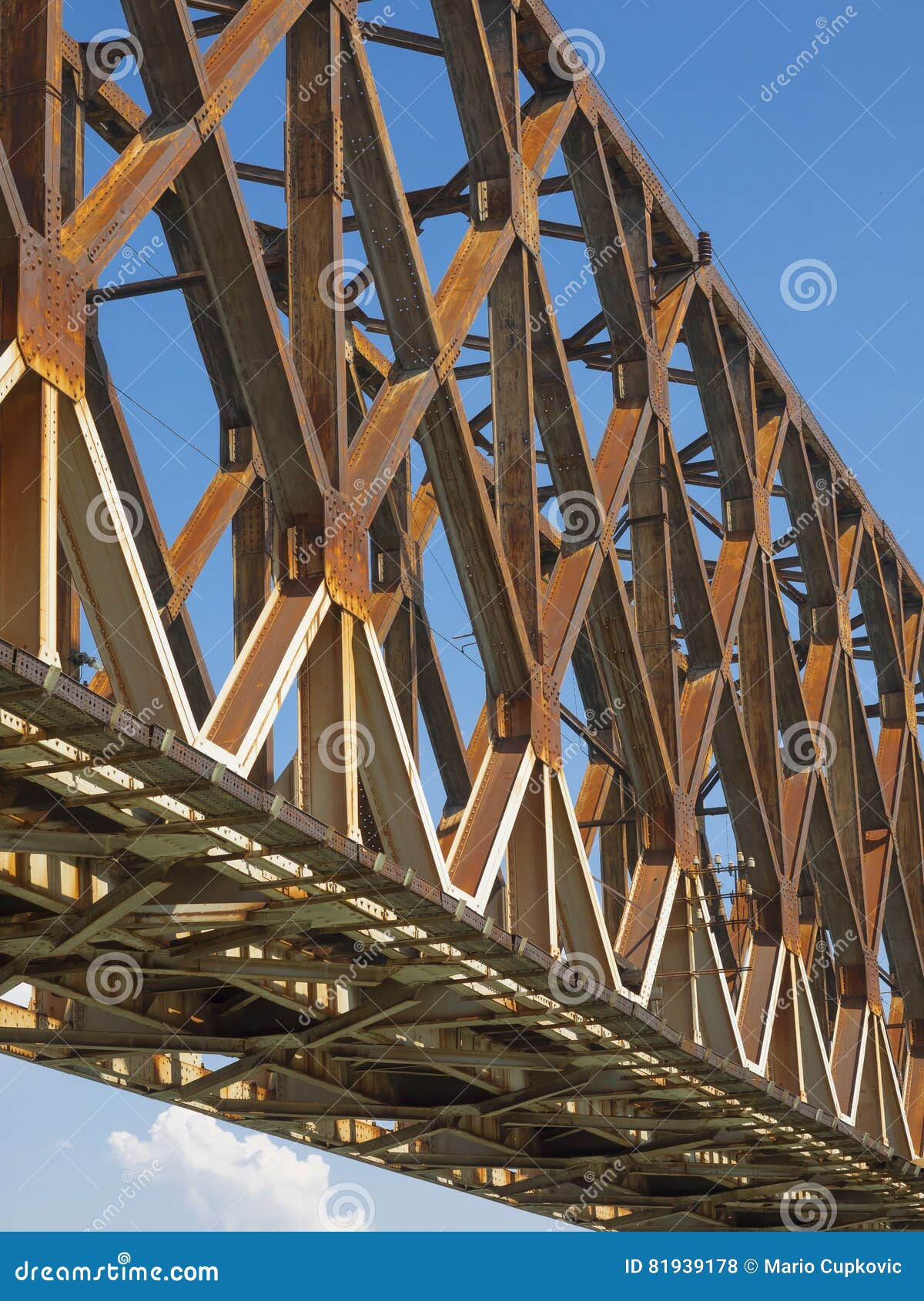 Rusty bridge stock photo. Image of black, line, frame - 81939178