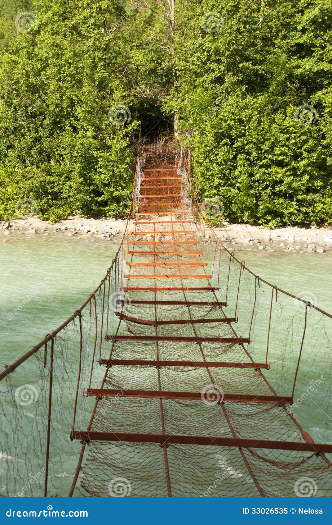 Rusty Bridge stock image. Image of hang, courageous, hazardous - 33026535