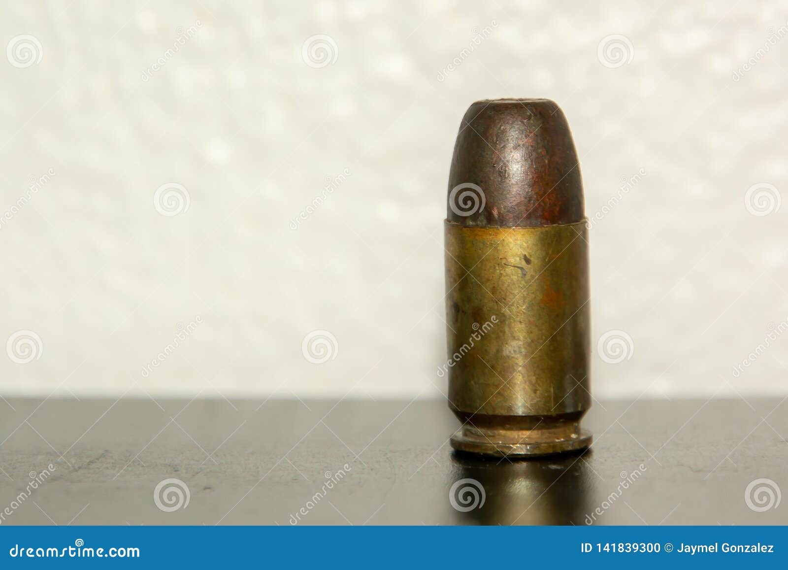 Rusty Bullet Round .45 Cal Round Stock Photo - Image of round, rusty ...
