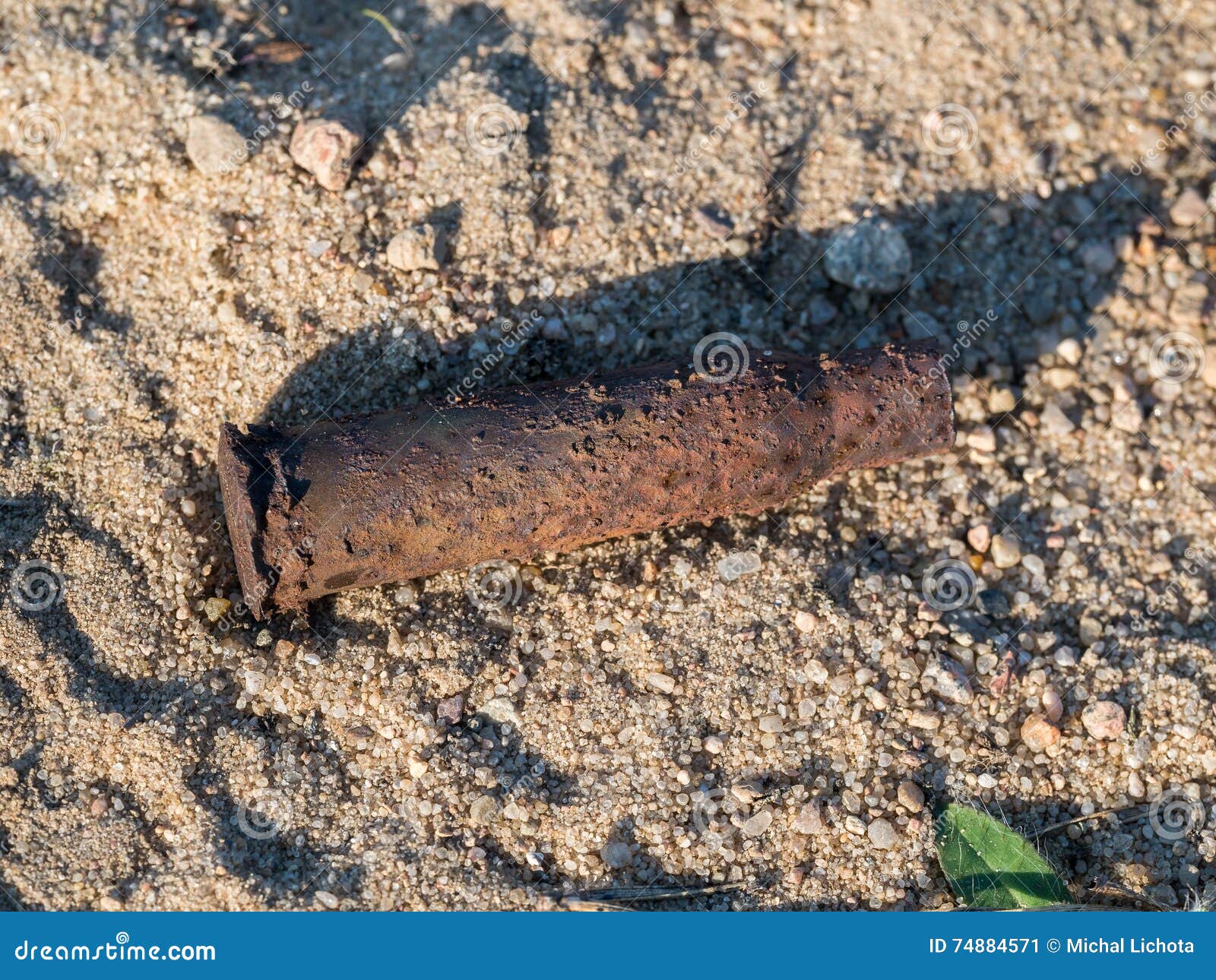 Rusty bullet shell stock image. Image of rusty, shell - 74884571