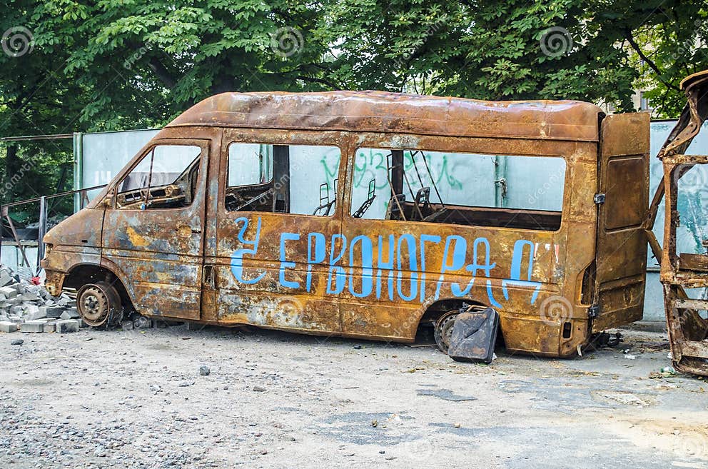 Rusty bus stock photo. Image of rust, auto, school, glass - 42492958