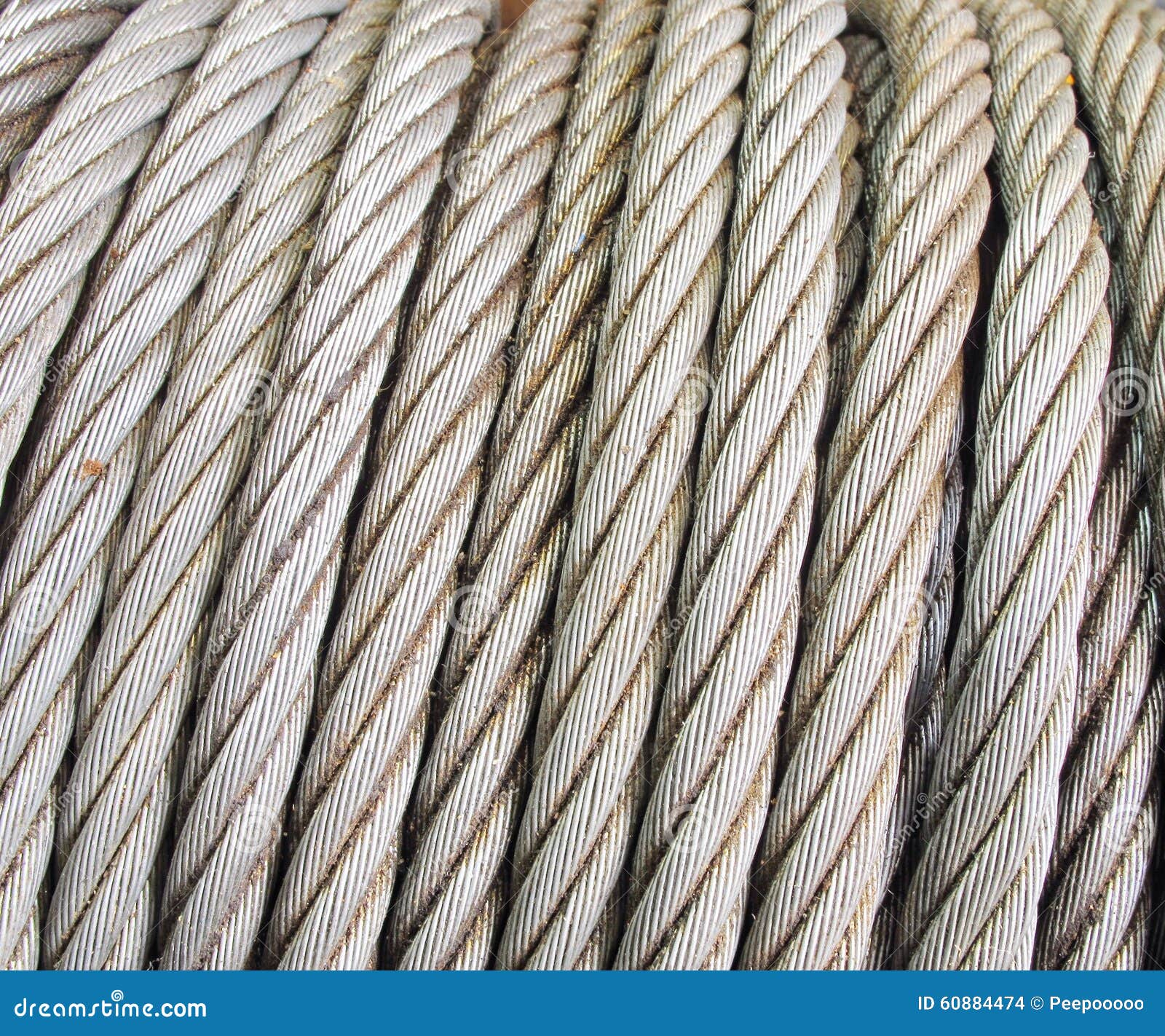 Rusty cable aling stock photo. Image of rough, metal - 60884474