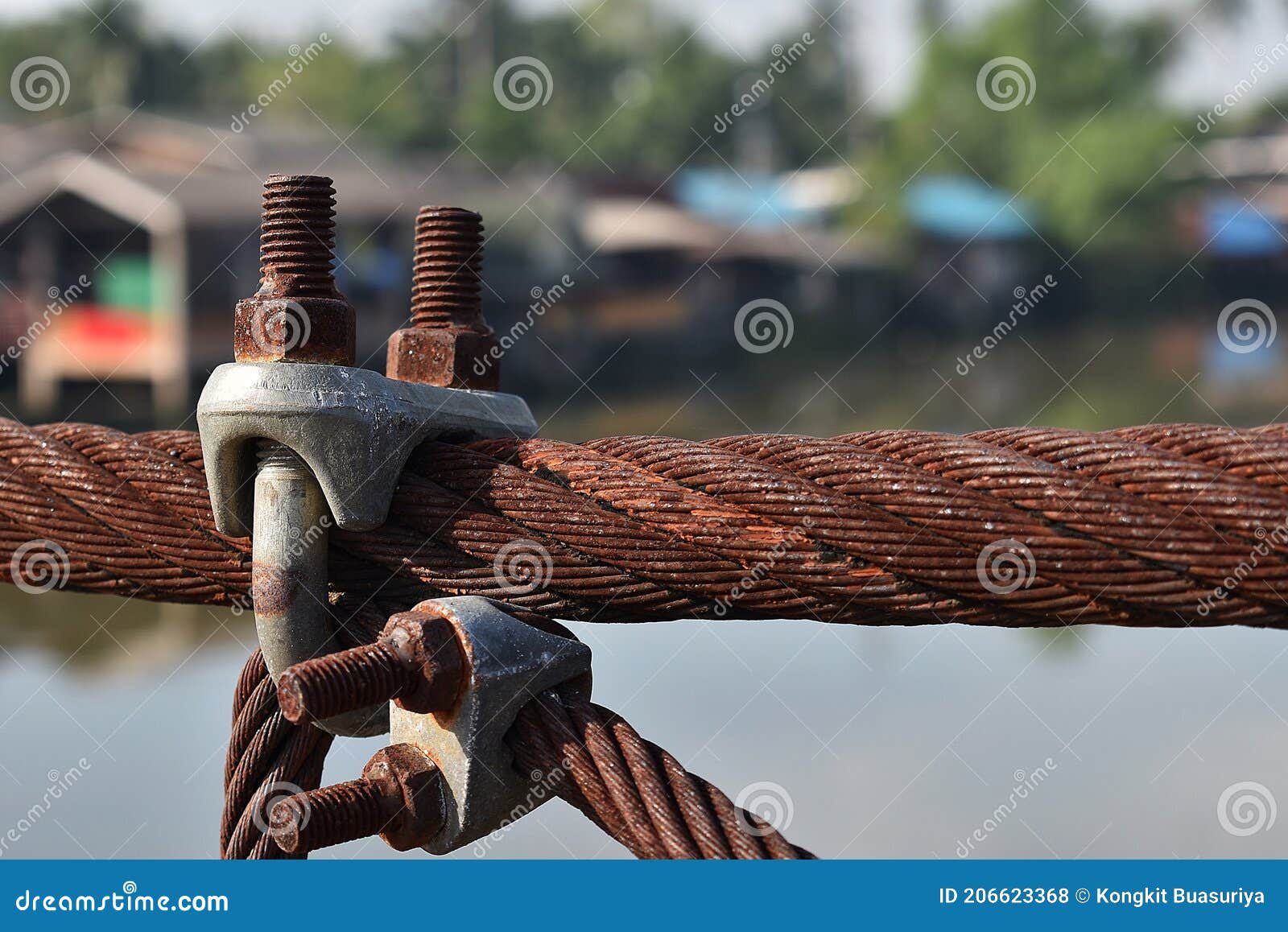 Rusty Cable in Construction Stock Photo - Image of wheel, carving ...