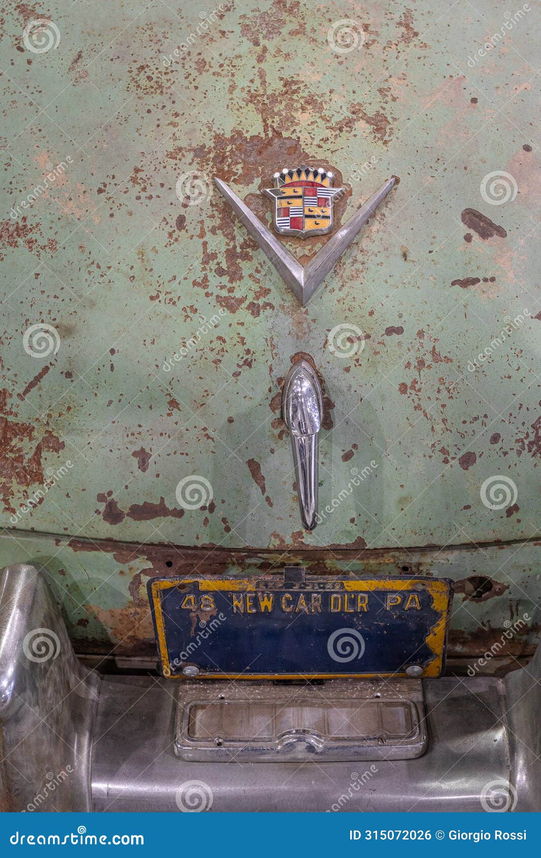 Rusty Cadillac Fastback Coupe 61 Series Sedanette Produced in 1948 ...