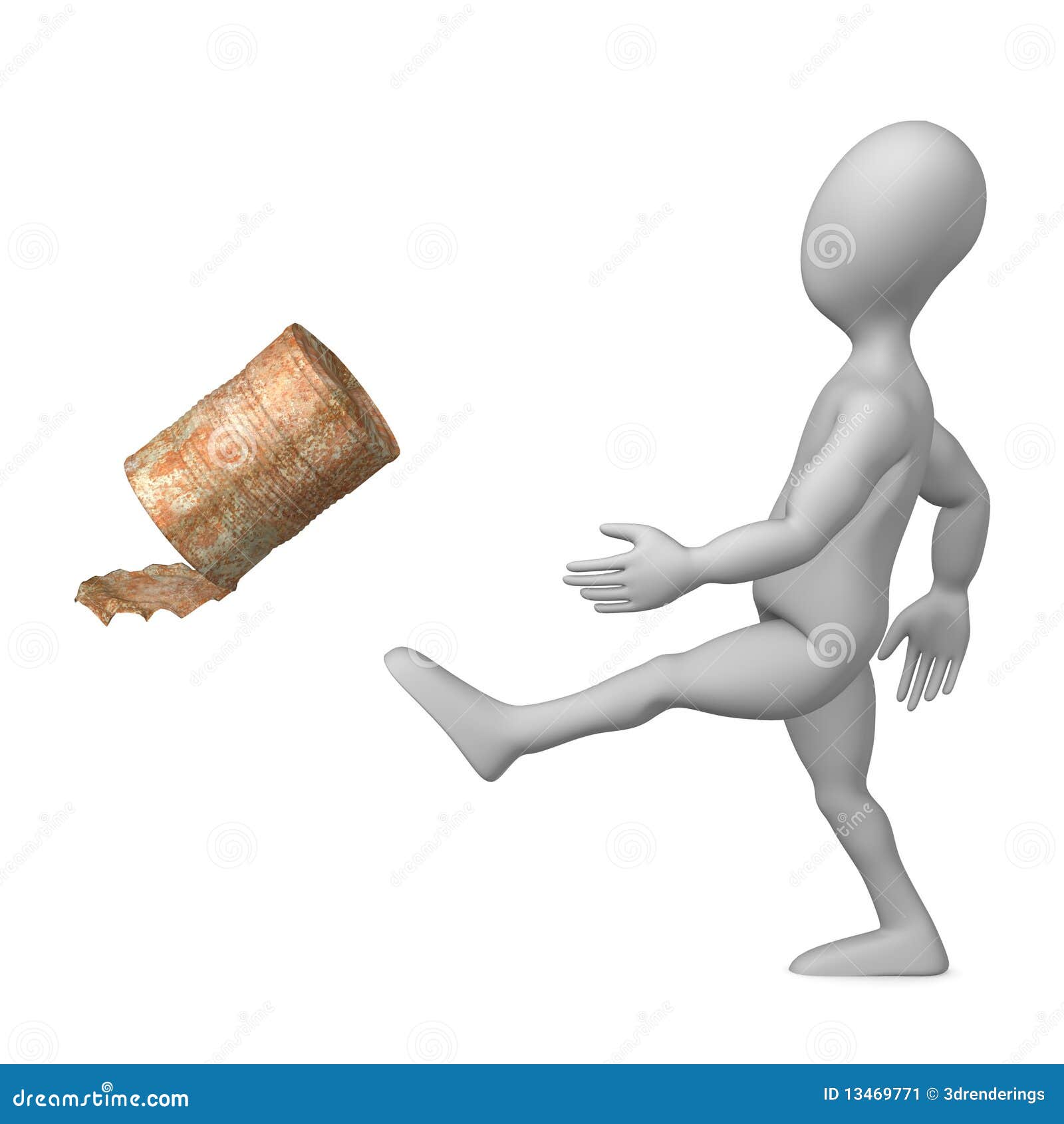 Rusty can stock illustration. Illustration of rusty, cartoon - 13469771