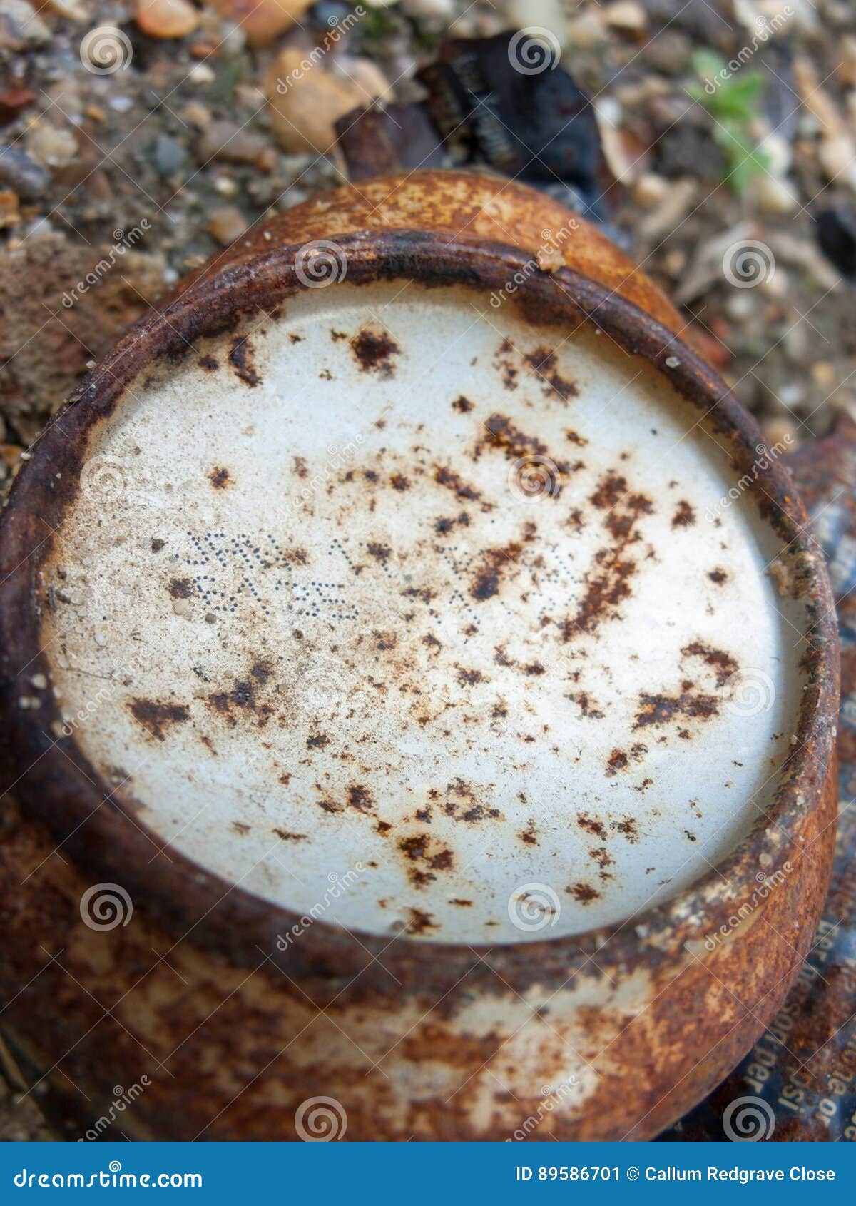 Rusty Can stock image. Image of conserve, discard, crushed - 89586701
