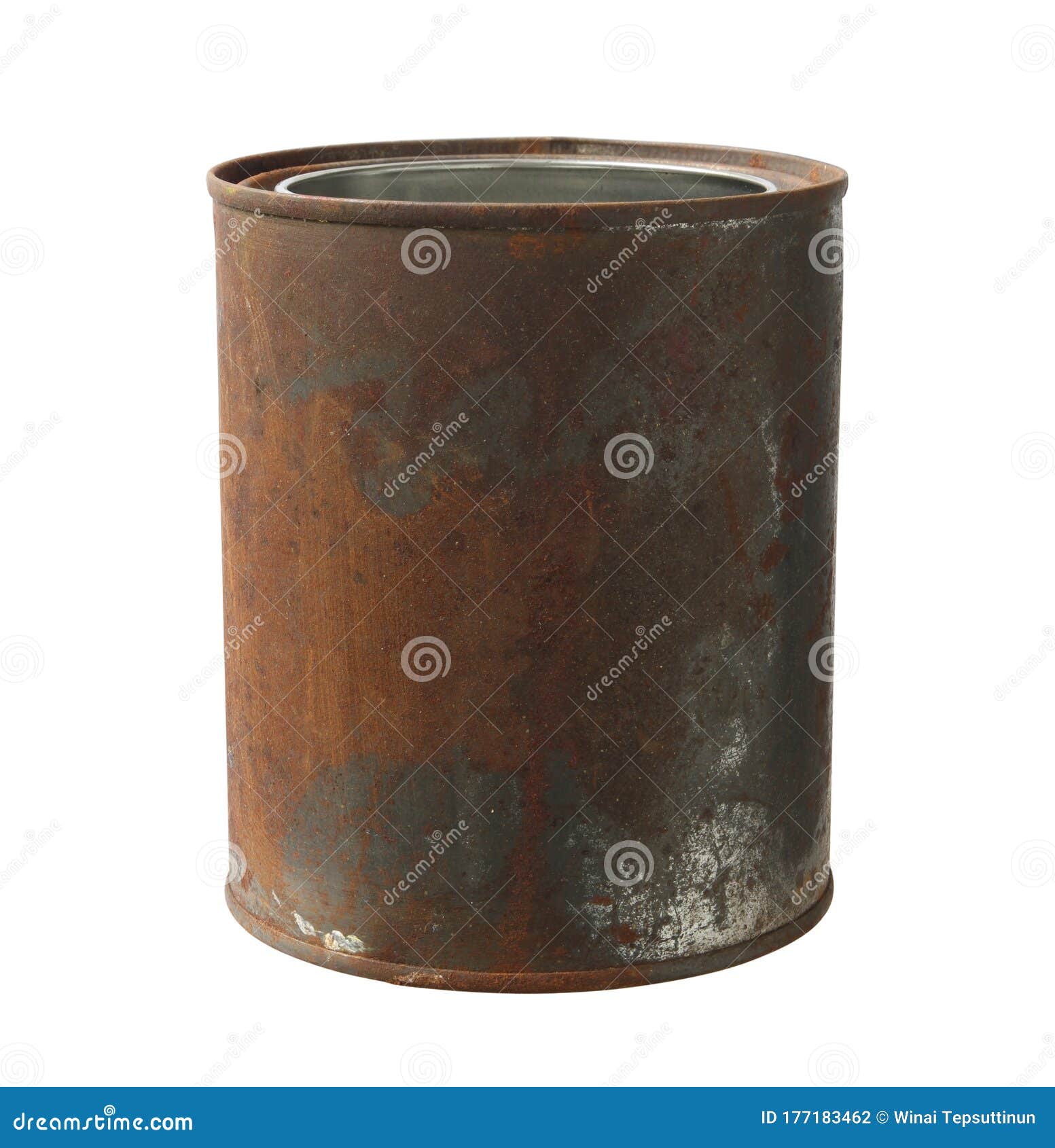 Rusty can opened stock photo. Image of industry, empty - 177183462