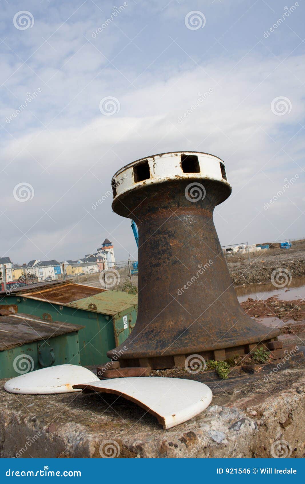 Rusty Capstan stock photo. Image of harbour, ship, mooring - 921546