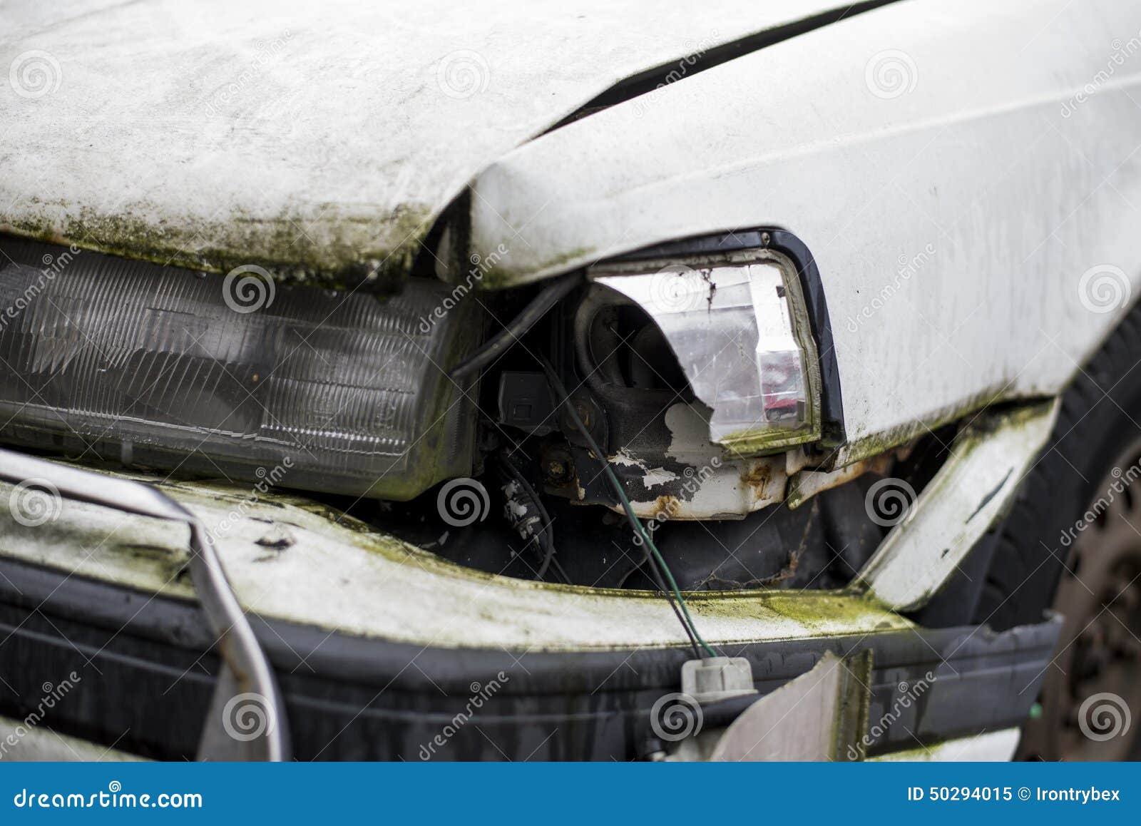Rusty Car Crash Collision Accident Stock Image - Image of injury ...