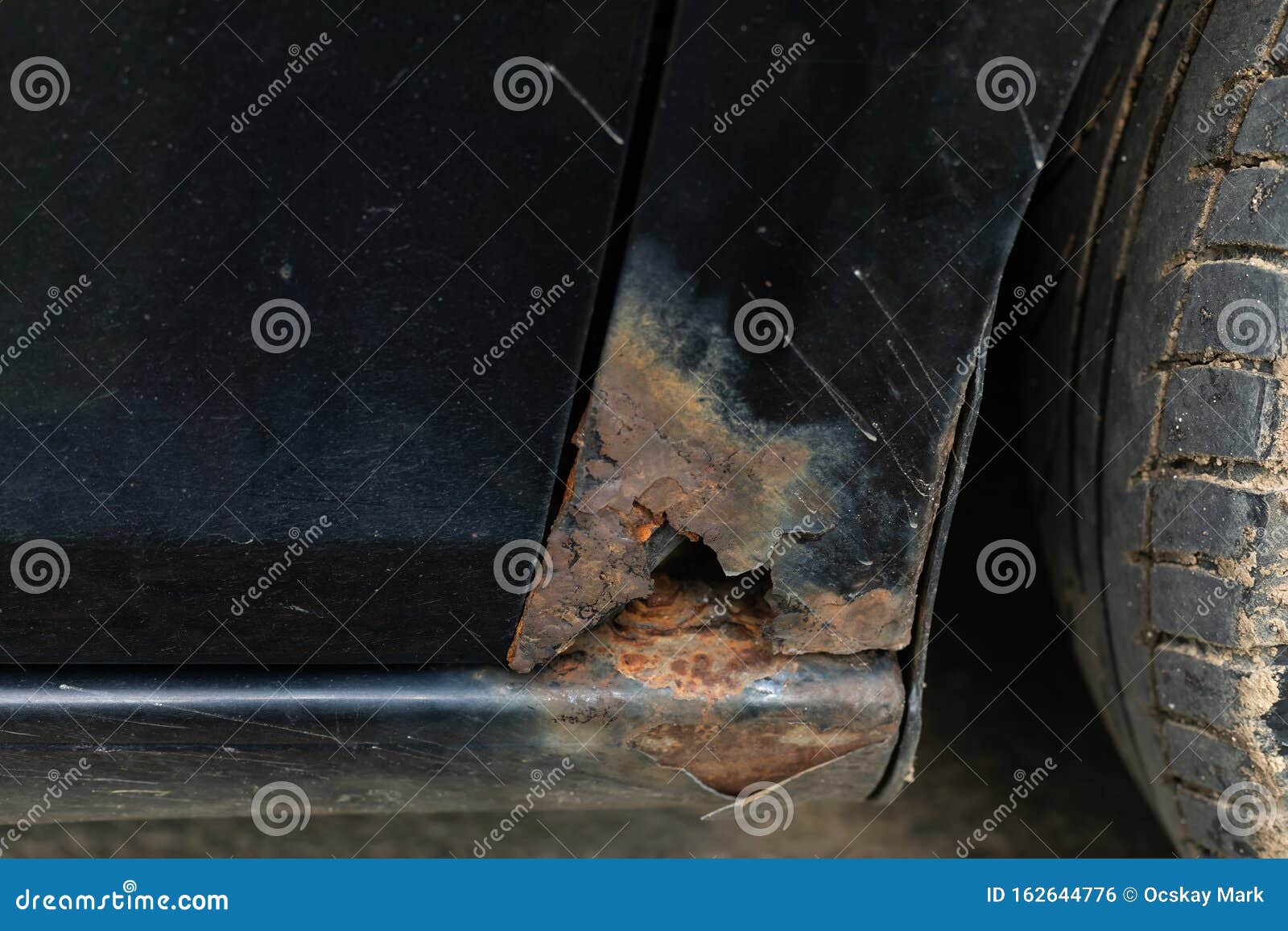 Rusty car door stock photo. Image of detail, handle - 162644776