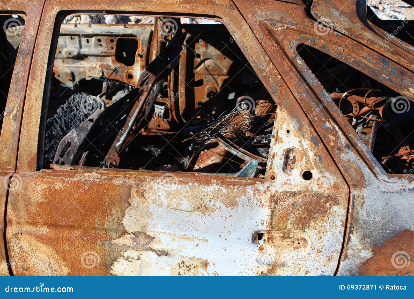 Rusty car stock image. Image of chassis, vehicle, light - 69372871
