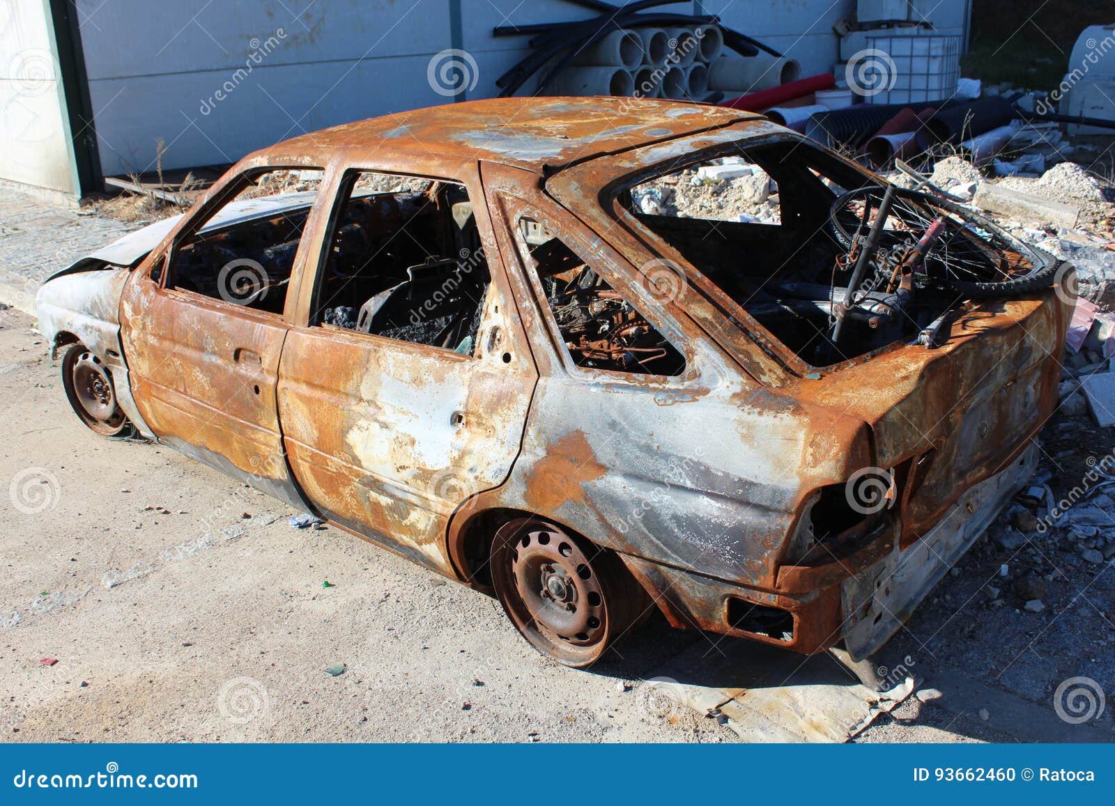Rusty car stock photo. Image of transportation, vintage - 93662460
