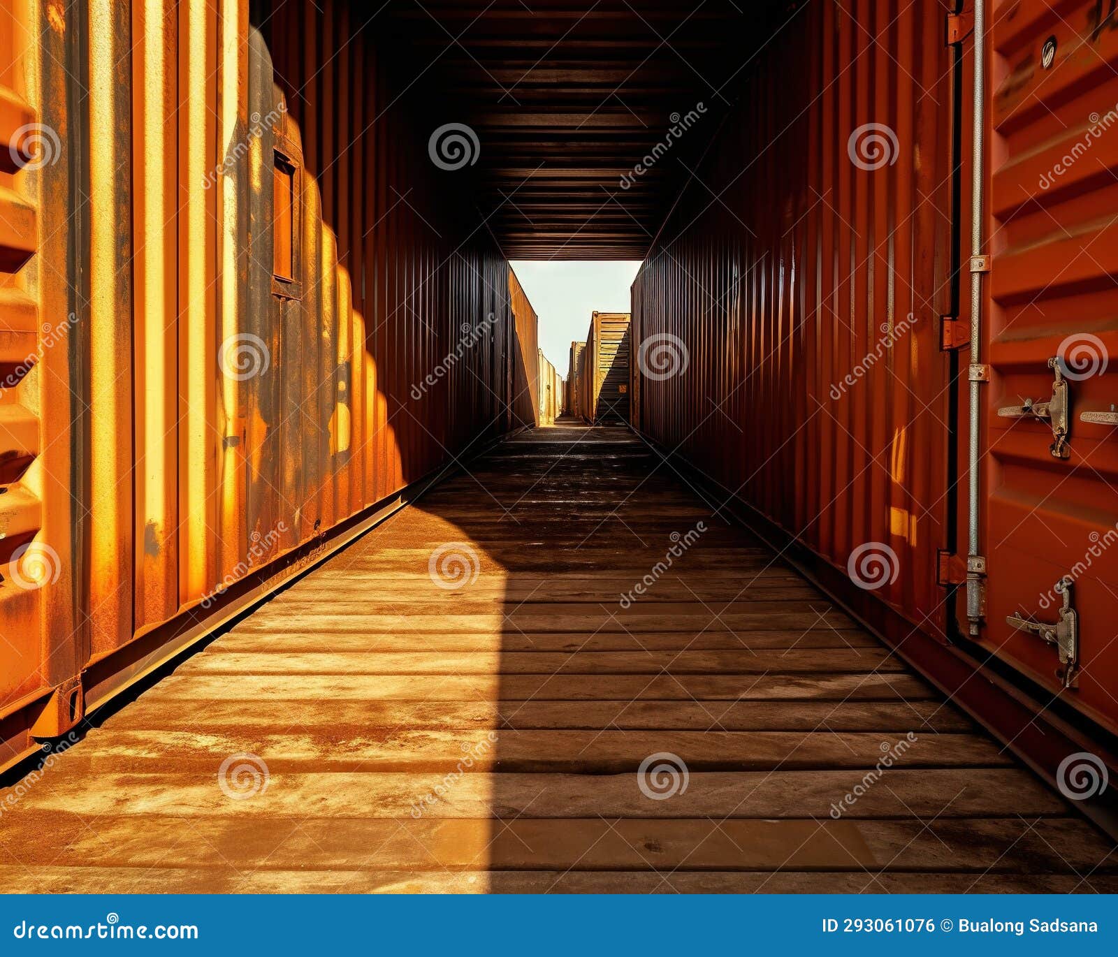 Rusty Cargo Shipping Contner Rusty Black Cargo Intermodal Contner ...