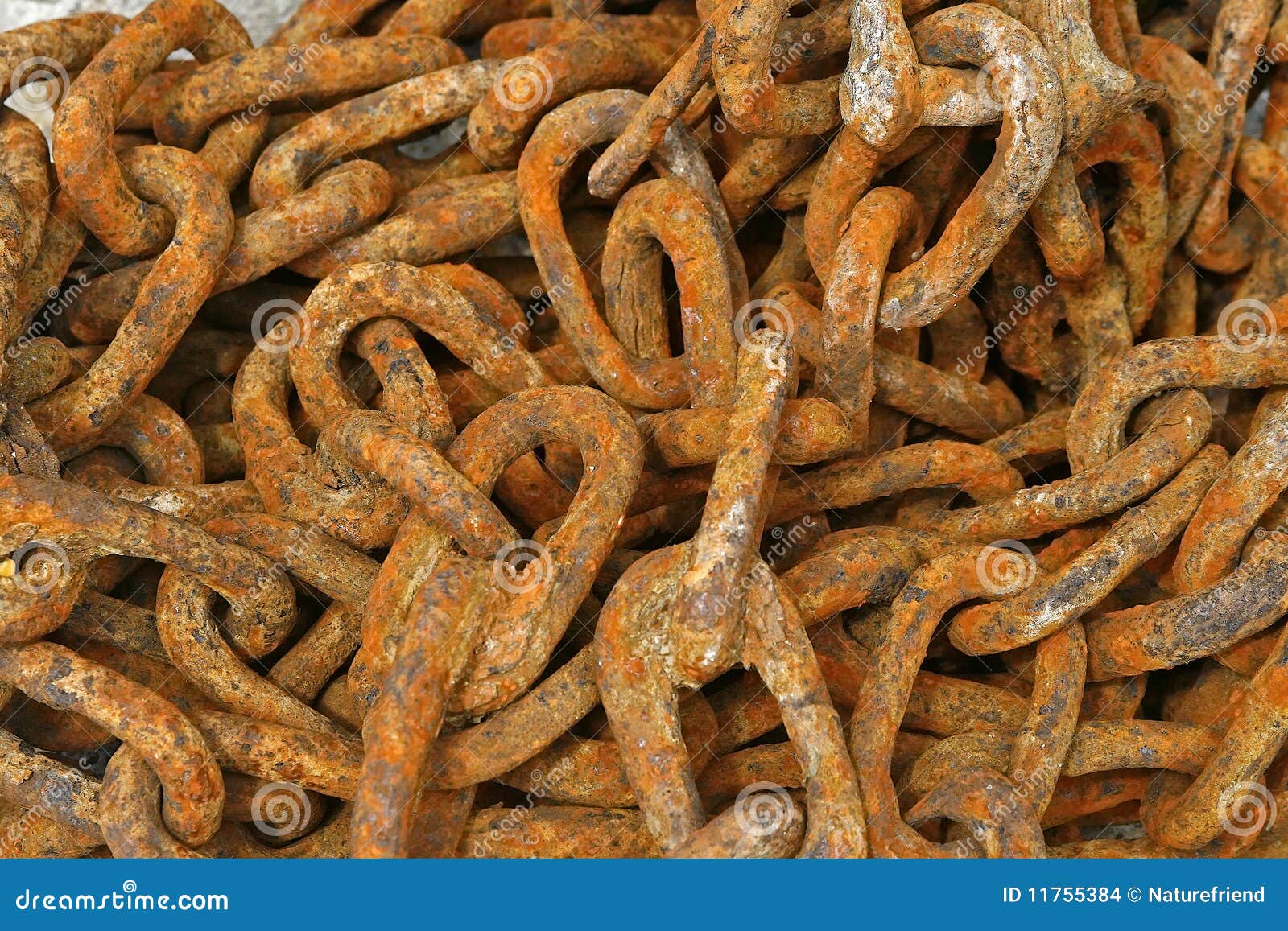 Rusty Chain stock photo. Image of rusty, rust, cornwall - 11755384