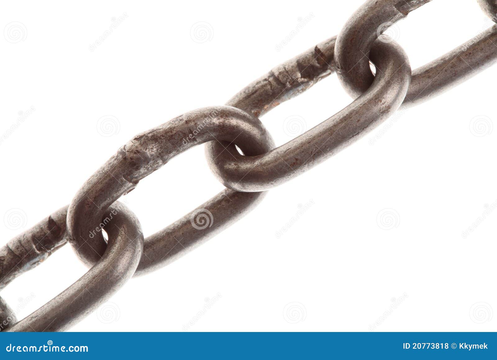 Rusty chain isolated stock photo. Image of metallic, shape - 20773818