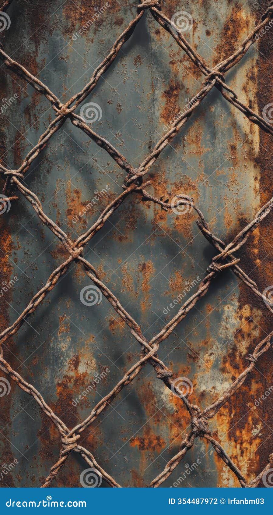 Rusty Chain Link Fence Texture Stock Illustration - Illustration of ...