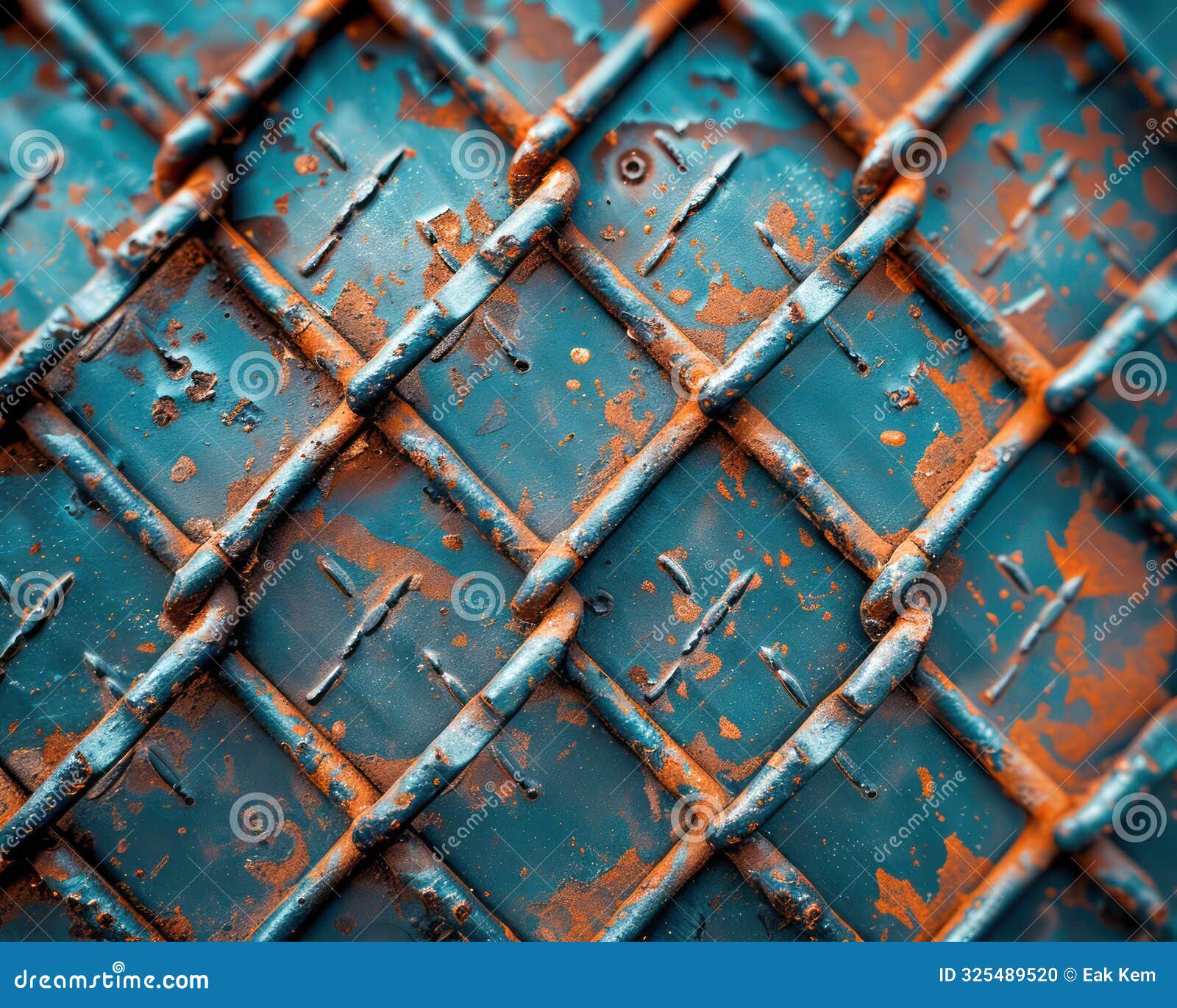 Rusty Chain Link Fence Texture, Distressed Iron Surface Background ...