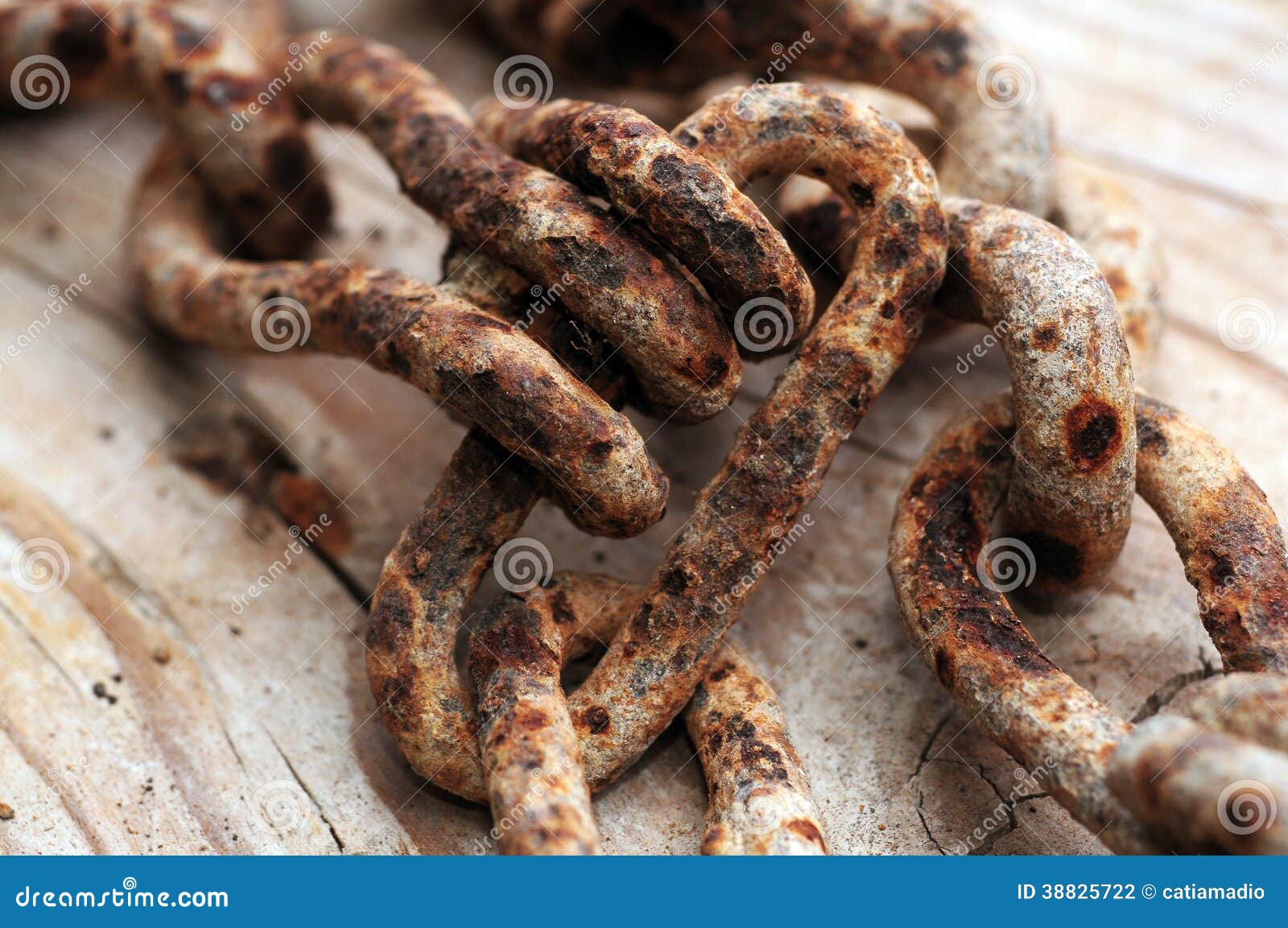 Rusty chain links stock photo. Image of symbol, connected - 38825722