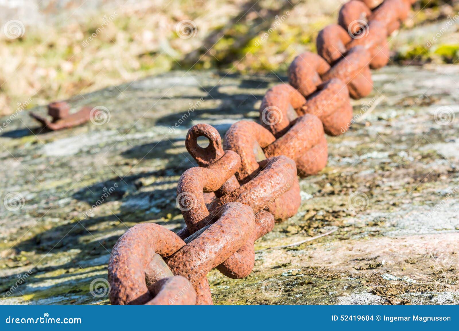Rusty chain stock photo. Image of double, strength, straight - 52419604