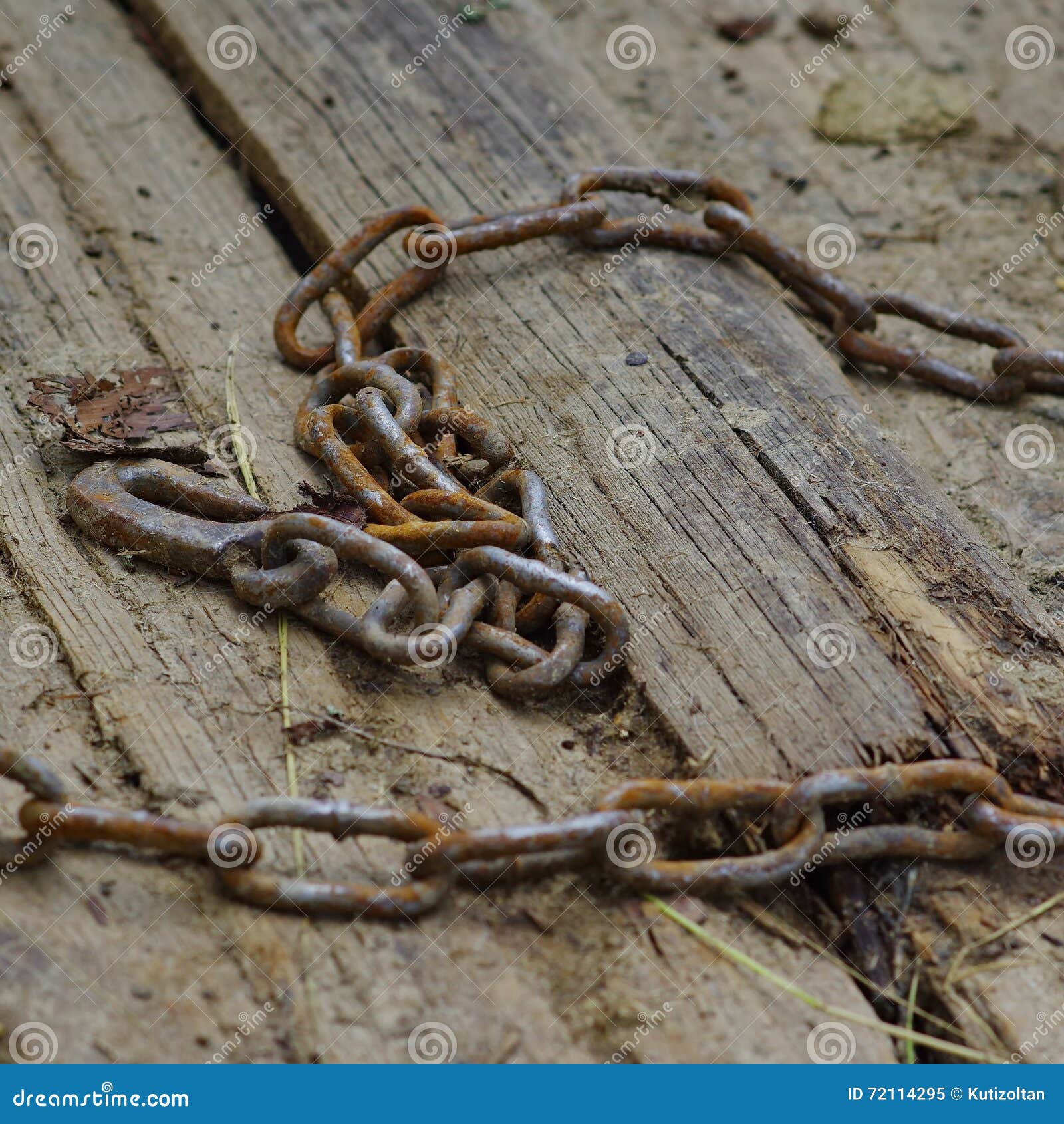 Rusty chain stock image. Image of corroded, lock, constrain - 72114295